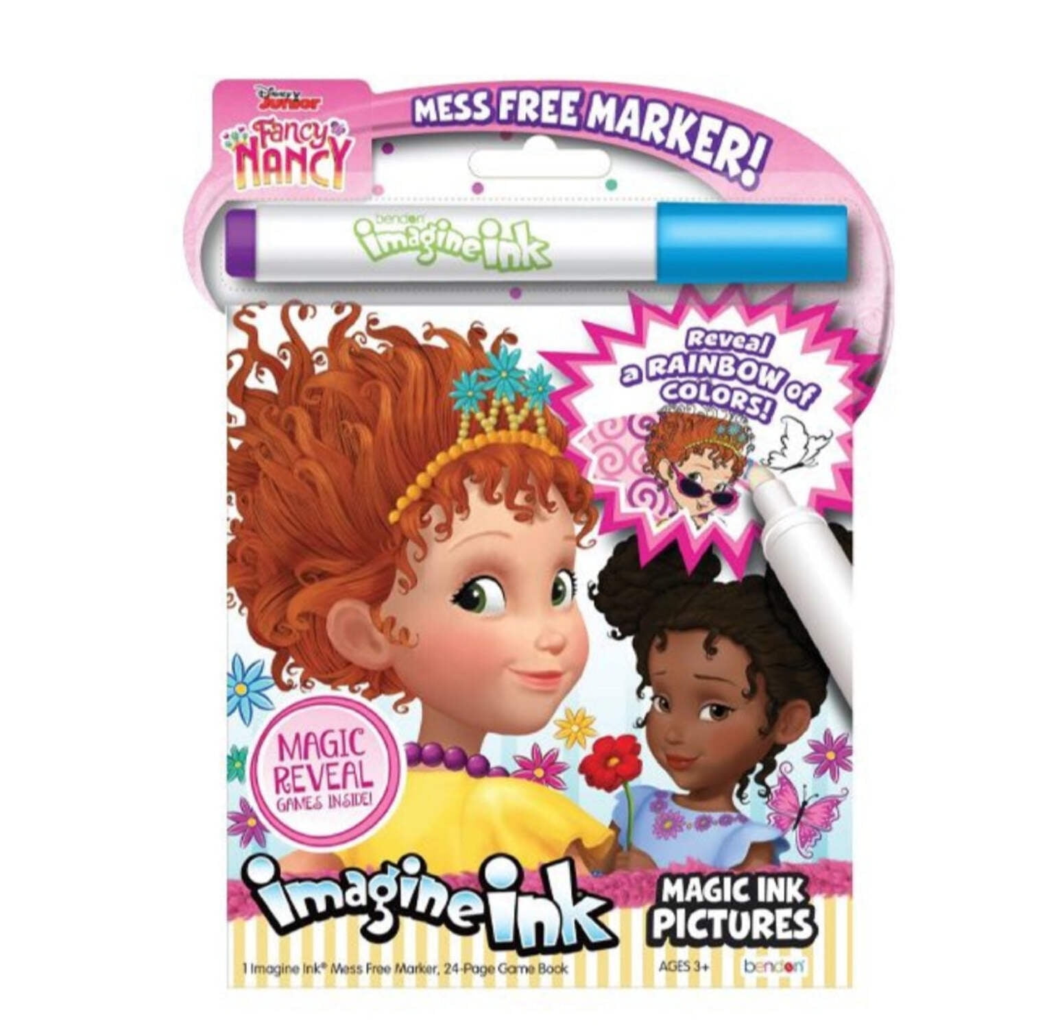 Disney Fancy Nancy Imagine Ink Magic Ink Pictures 24 Page Game Book ...