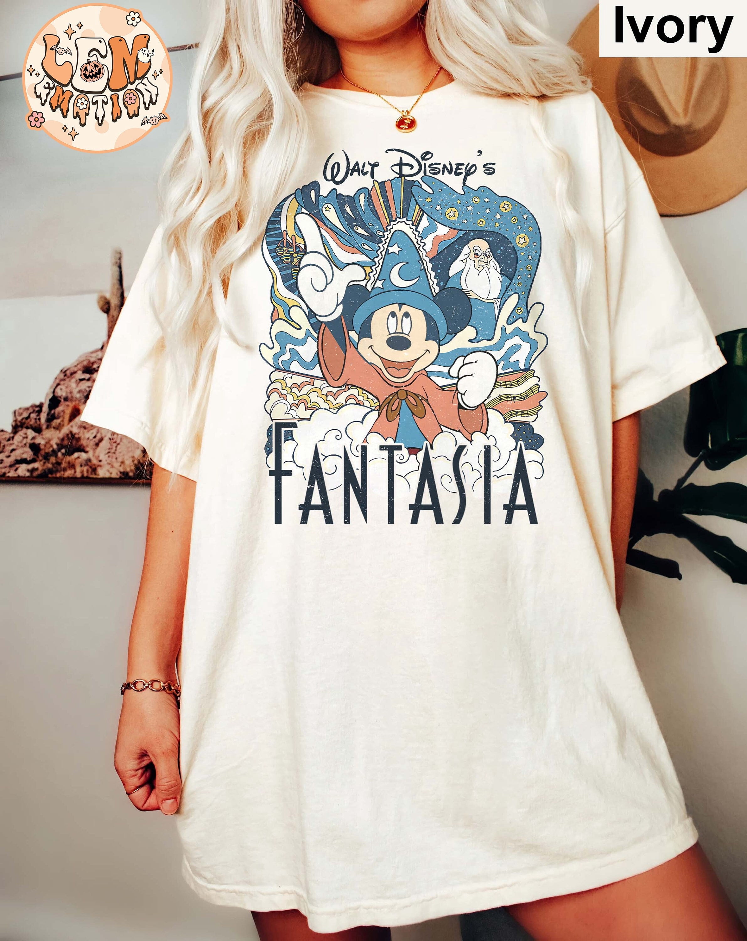 Disney Fantasia Comfort Colors Shirt, Fantasia Sorcerer Tee, Mickey ...