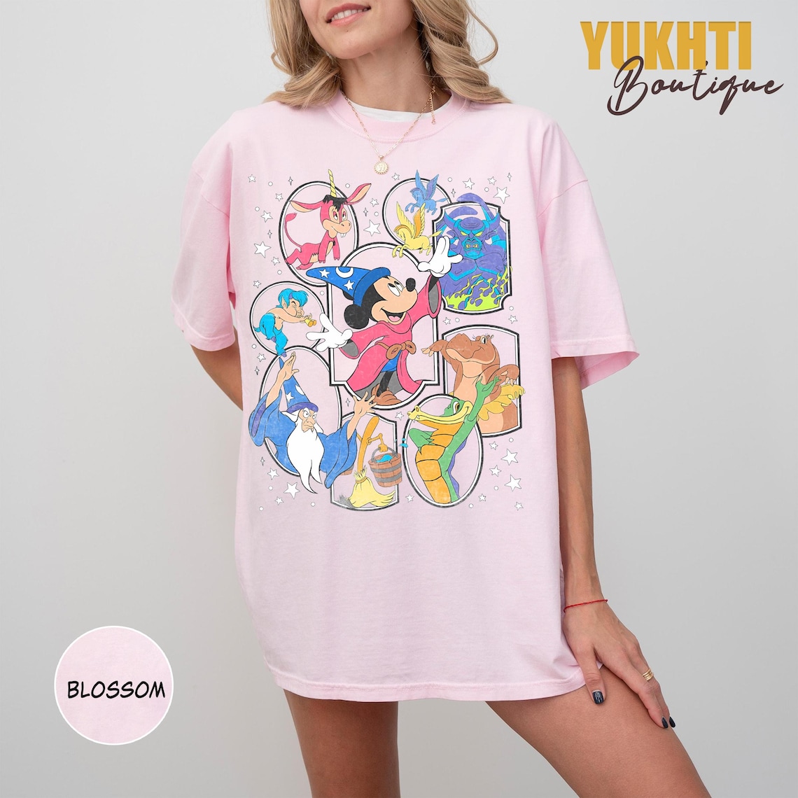 Disney Fantasia Mickey Sorcerer Comfort Colors T-Shirts, Magical ...