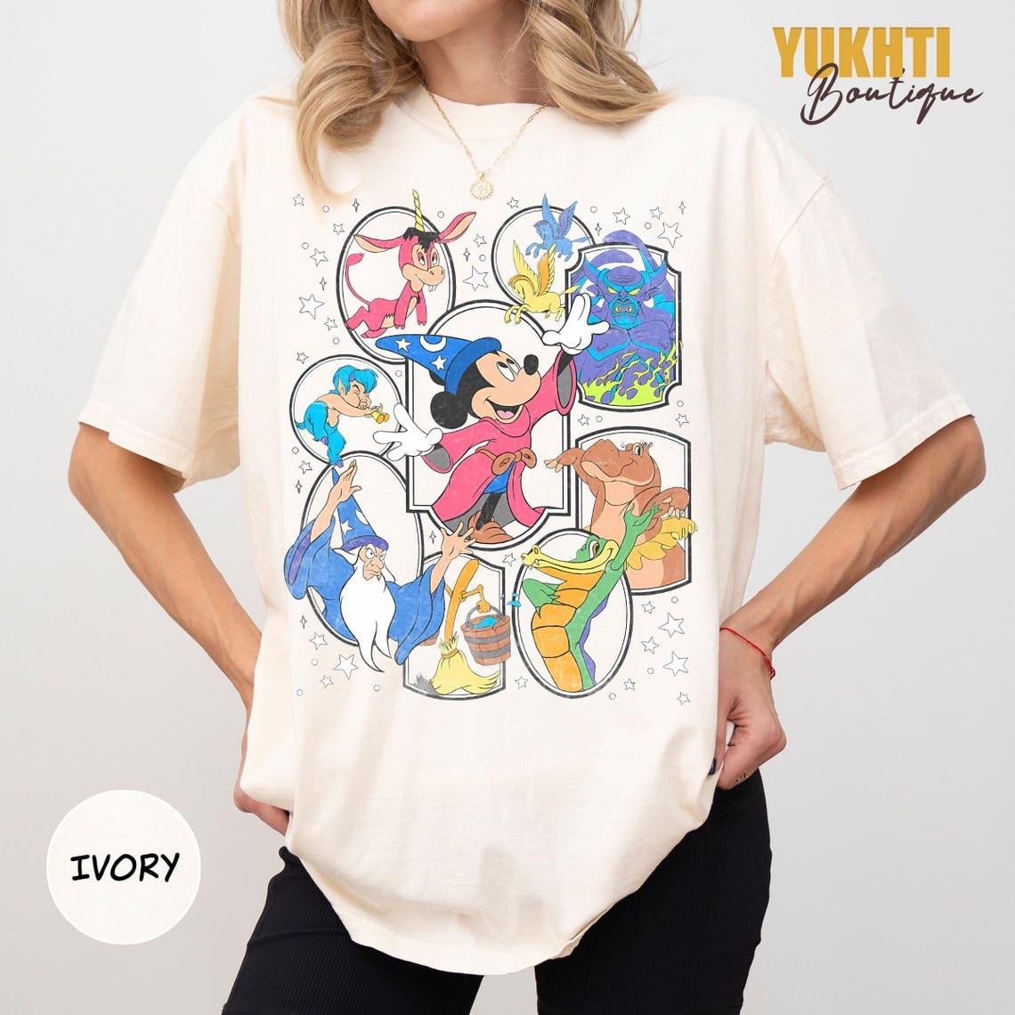 Disney Fantasia Mickey Sorcerer Comfort Colors T-Shirts, Magical ...