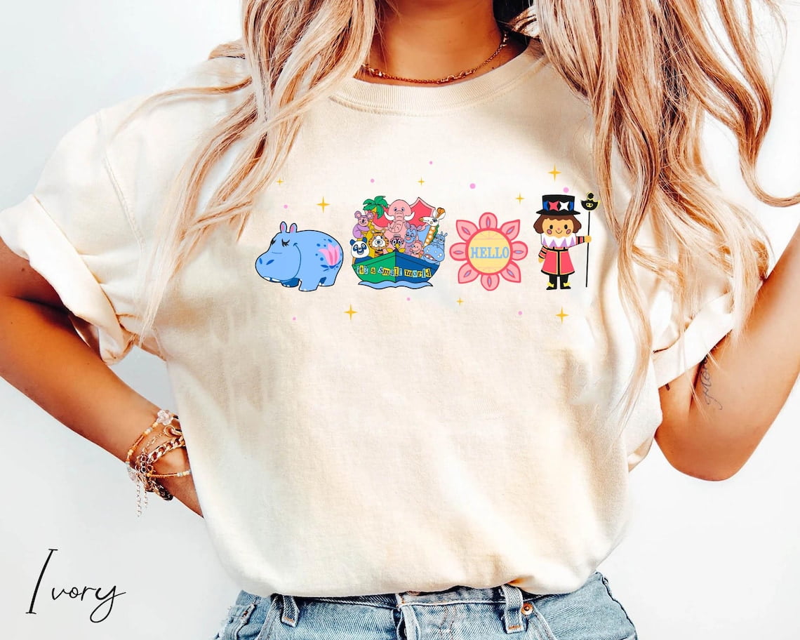 Disney Fantasyland Park It's A Small World Comfort Colors T-Shirt ...