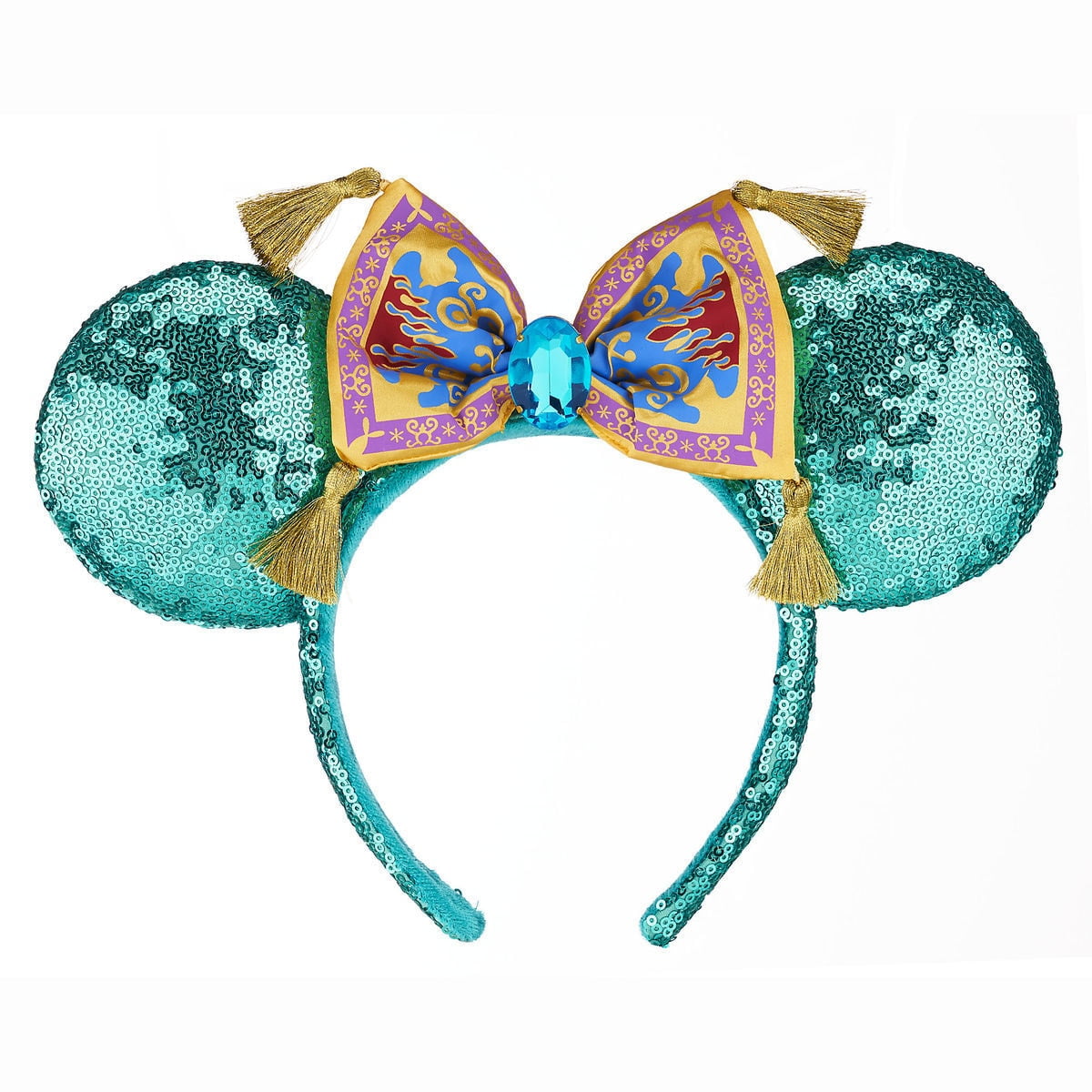 Disney Fashion Headbands Princess Jasmine, in Magic Carpet Bow Sequined ...