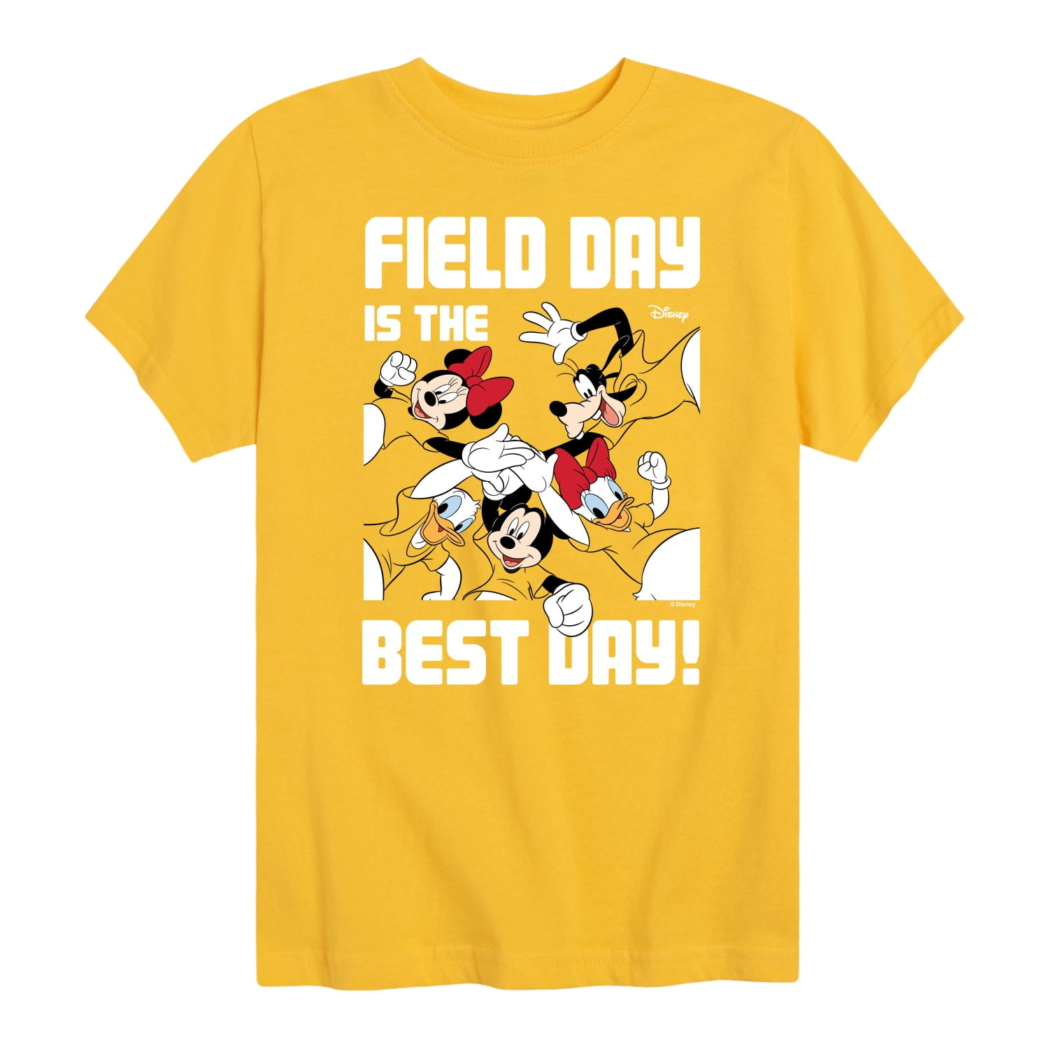 Disney - Field Day Best Day - Toddler And Youth Short Sleeve Graphic T ...