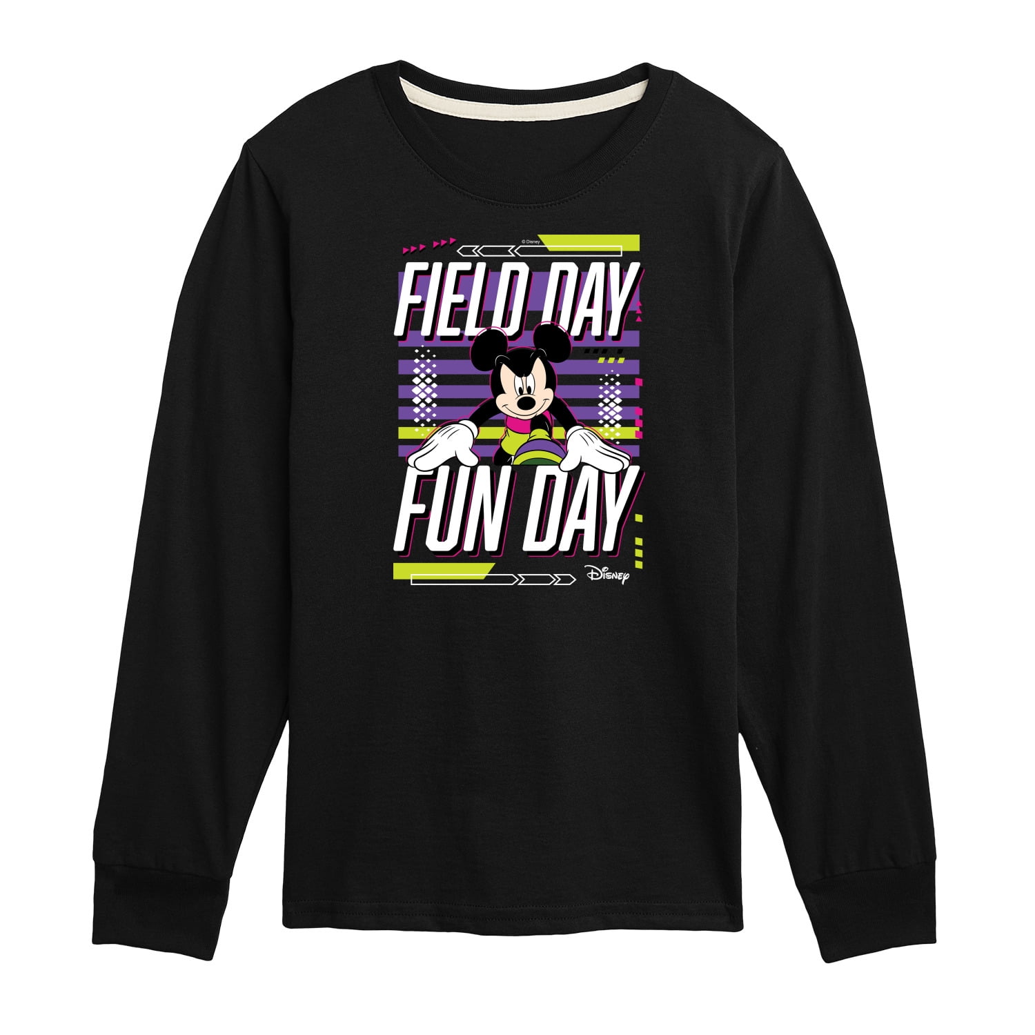 Disney - Field Day Fun Day - Toddler And Youth Long Sleeve Graphic T ...
