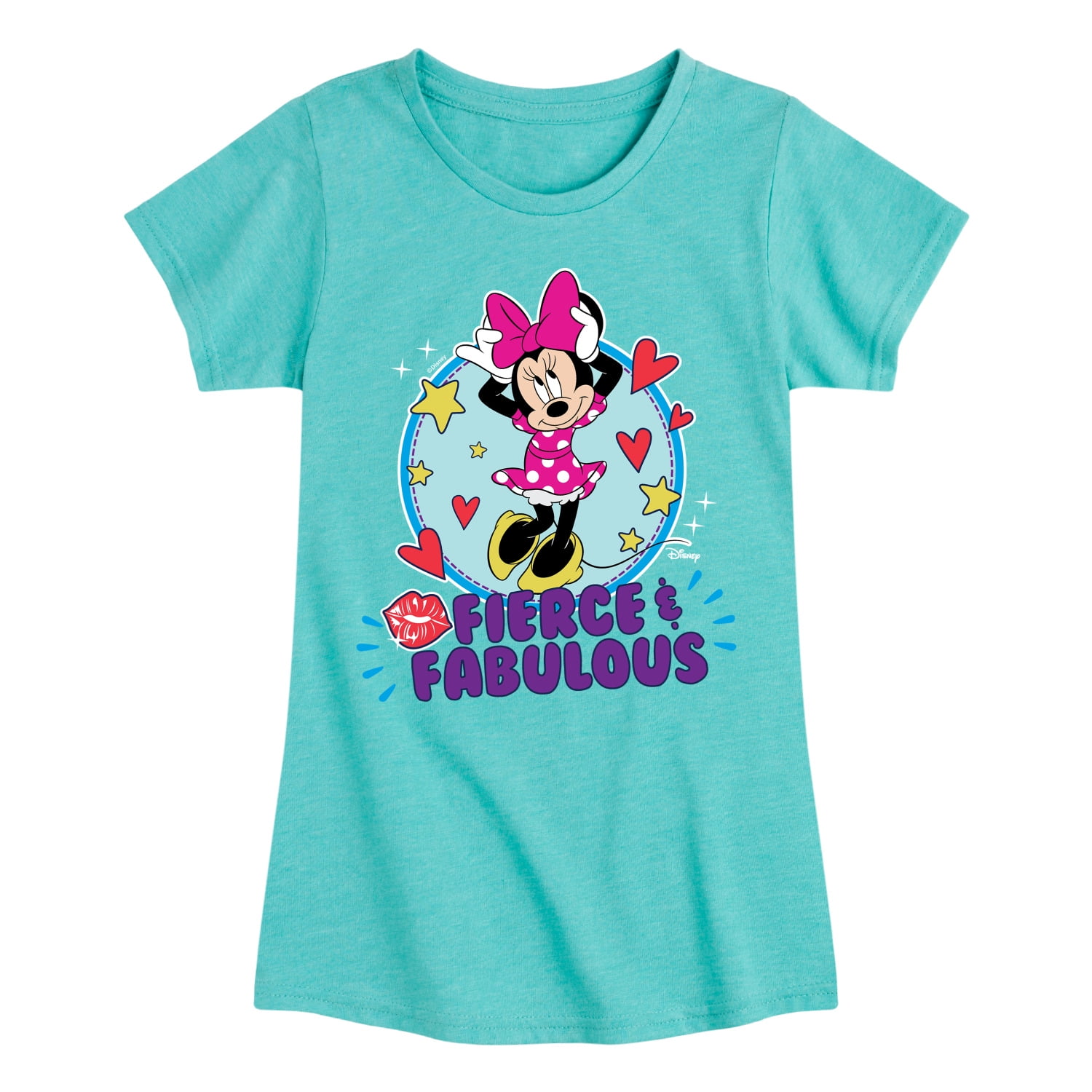 Disney - Fierce And Fabulous - Toddler & Youth Girls Short Sleeve ...