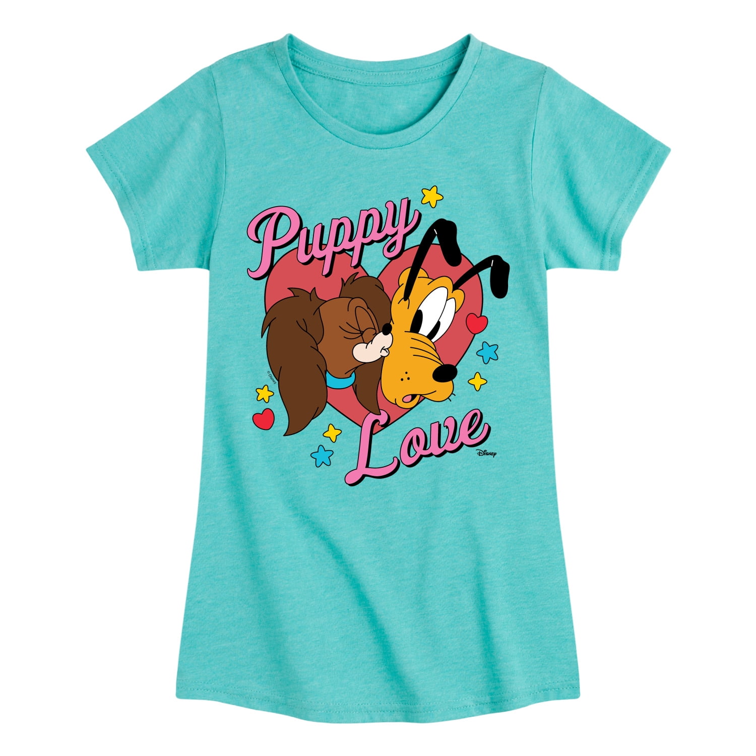 Disney - Fifi And Pluto Puppy Love - Toddler & Youth Girls Short Sleeve ...
