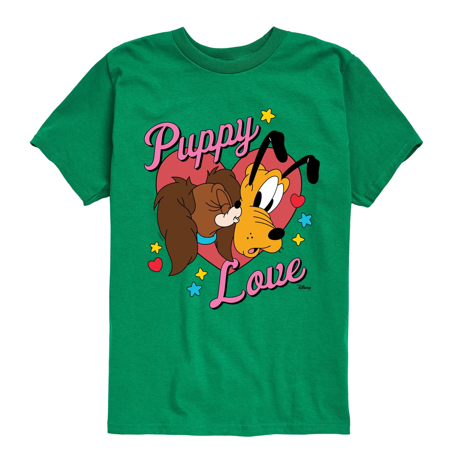 Disney - Fifi And Pluto Puppy Love - Toddler & Youth Short Sleeve ...