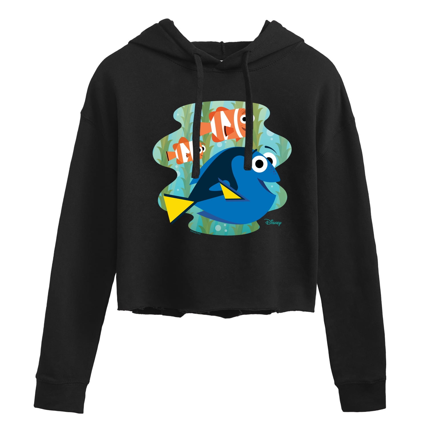 Disney Finding Dory - Dory, Marlin, & Nemo - Juniors Cropped Pullover ...