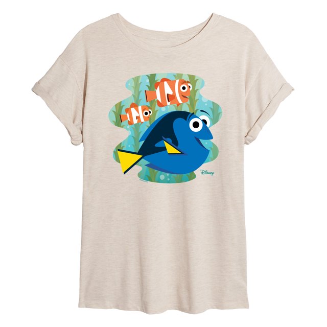 Disney Finding Dory - Dory, Marlin, & Nemo - Juniors Ideal Flowy Muscle ...