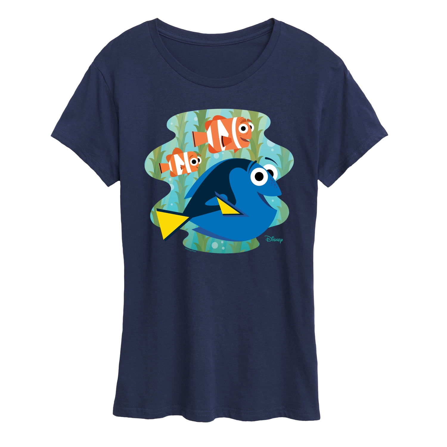 Disney Finding Dory - Dory, Marlin, & Nemo - Women's Short Sleeve ...