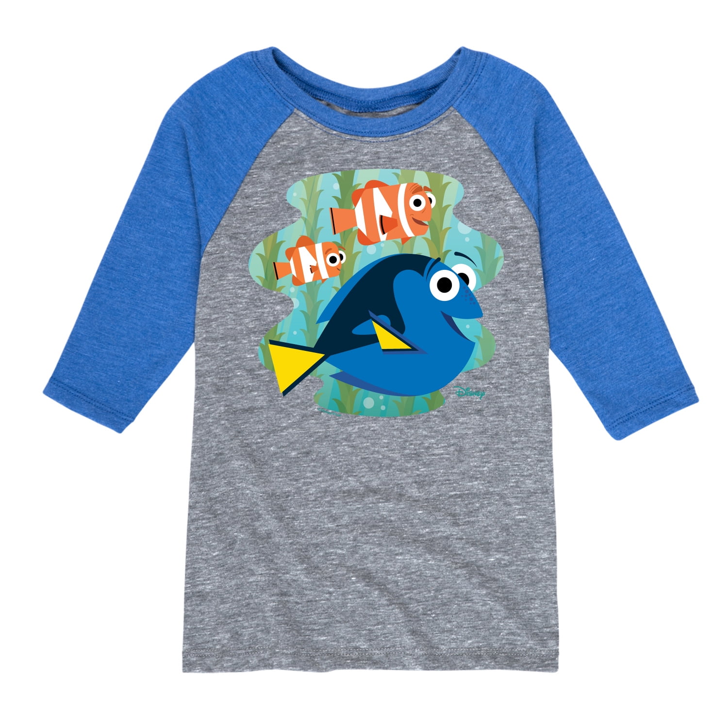 Disney Finding Dory - Dory, Nemo, & Marlin - Toddler & Youth Raglan ...