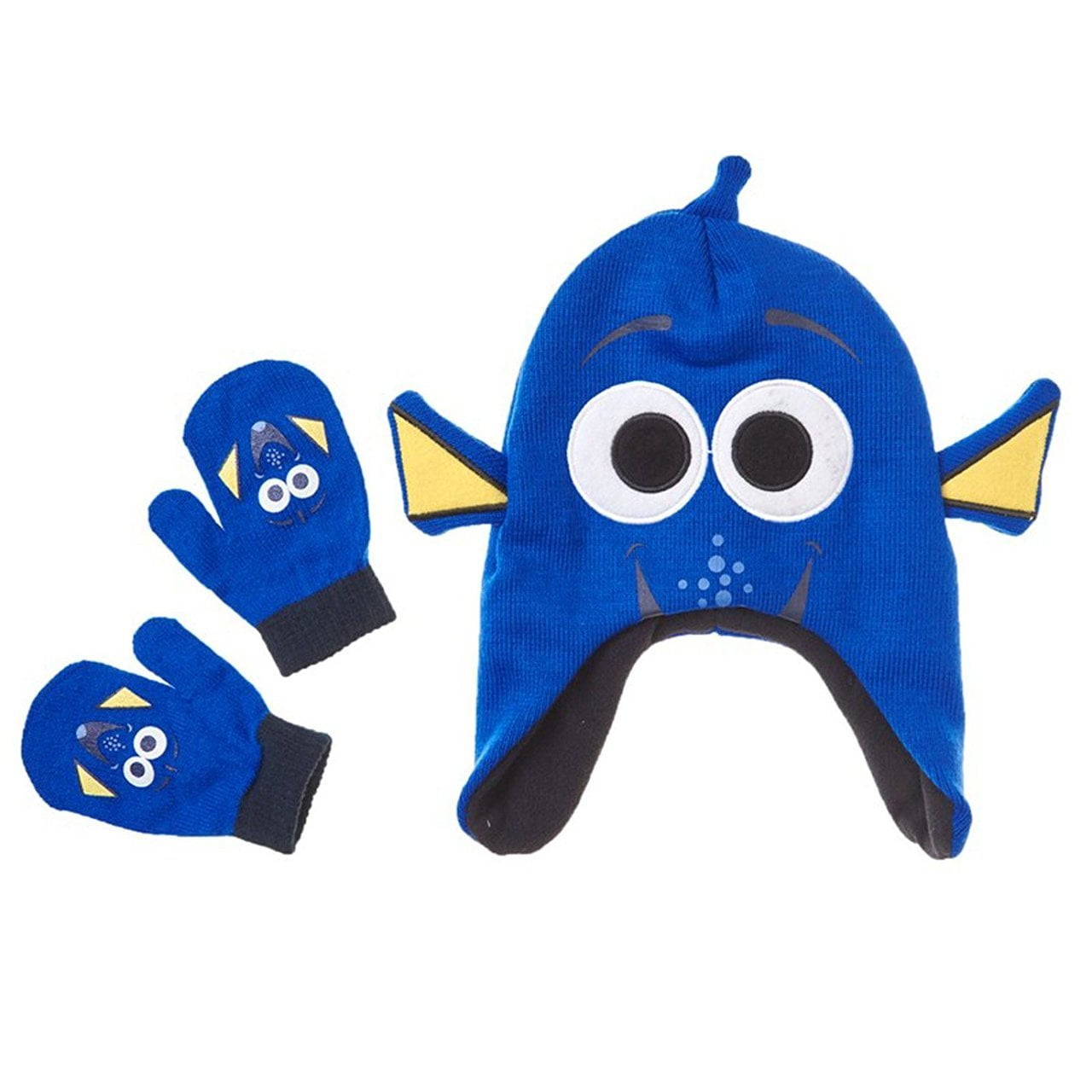 Disney Finding Dory 'Dory' Toddler Winter Hat & Mitten Set - Walmart.com