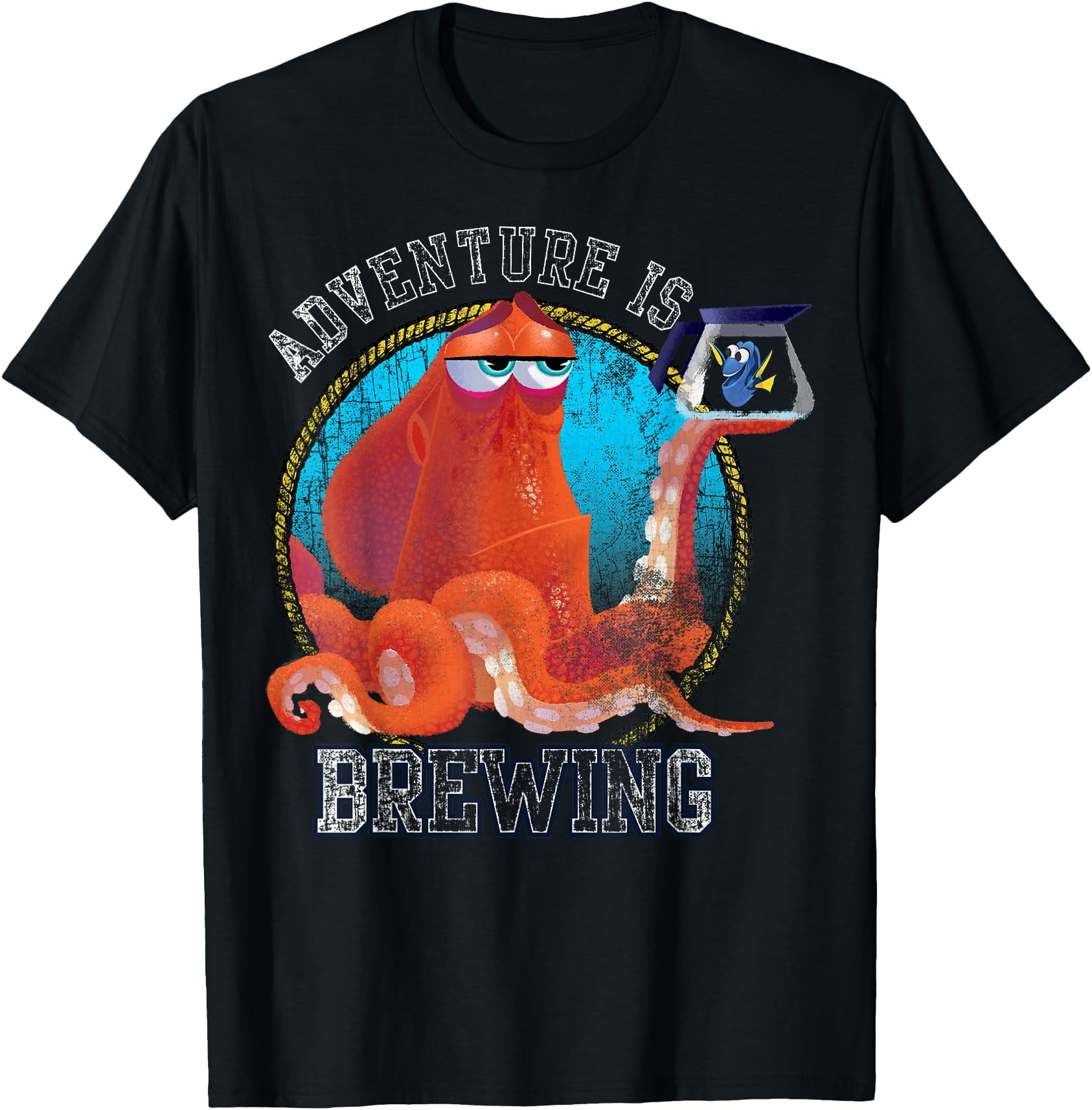 Disney Finding Dory Hank and Dory Adventure Is Brewing T-Shirt ...