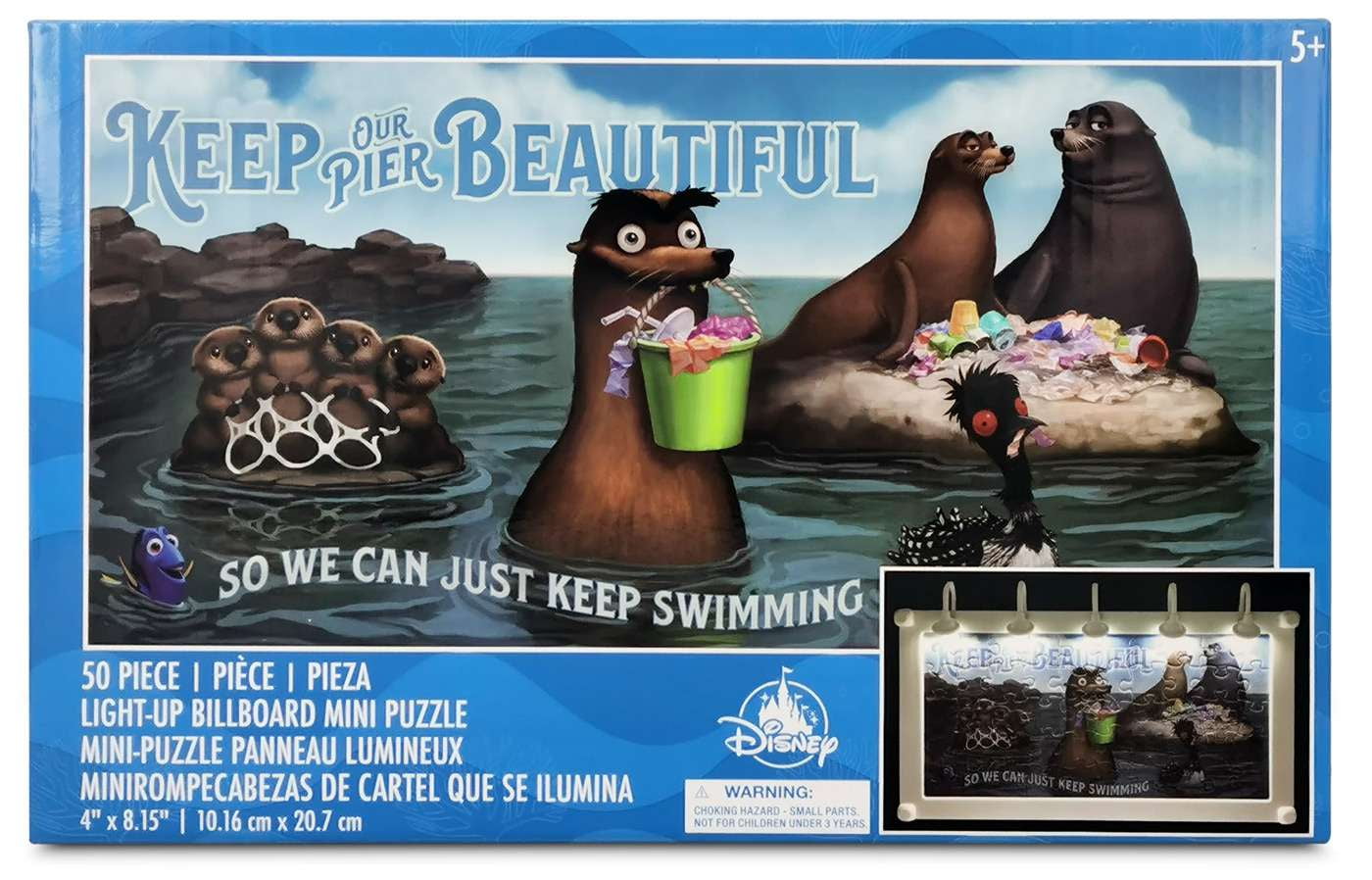 Disney Finding Dory Light-Up Billboard Mini Puzzle New with Box ...