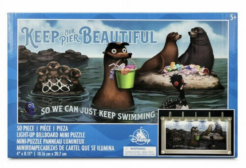 Disney Finding Dory Light-Up Billboard Mini Puzzle - Walmart.com