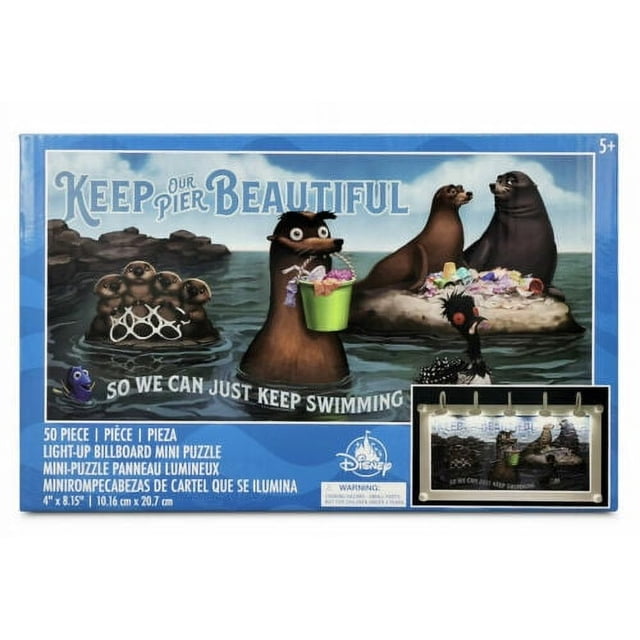 Disney Finding Dory Light-Up Billboard Mini Puzzle - Walmart.com