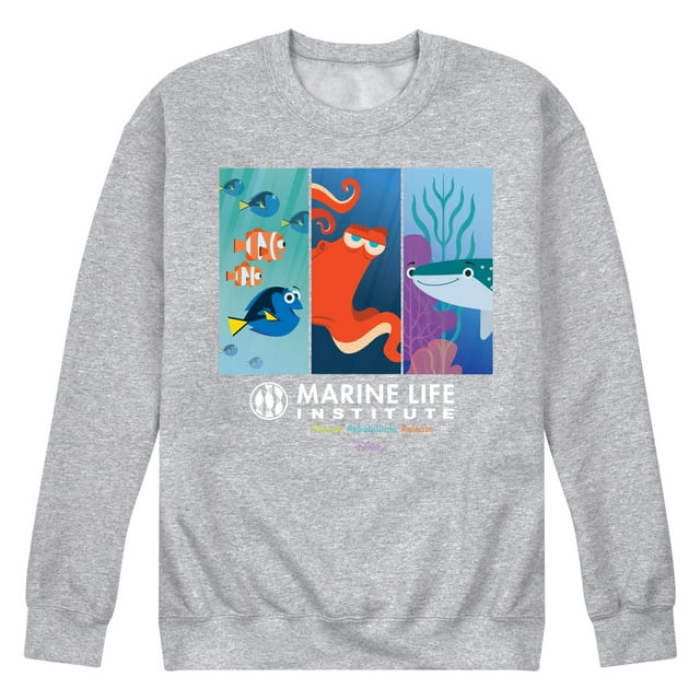 Disney Finding Dory - Marine Life Institute - Men's Crew Neck Fleece ...