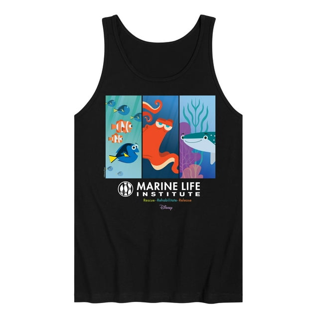 Disney Finding Dory - Marine Life Institute - Men's Jersey Tank Top ...