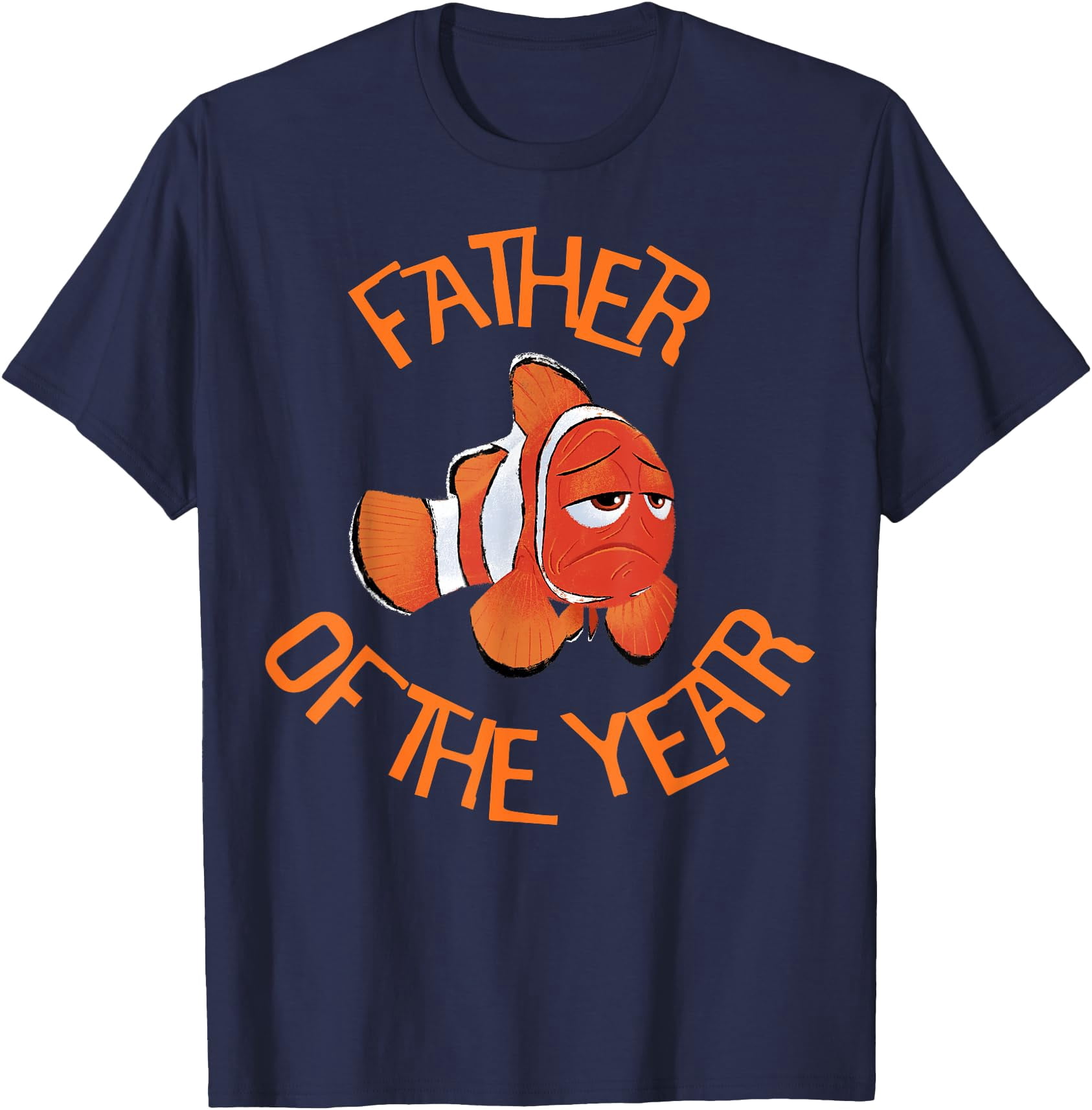Disney Finding Dory Marlin Father Of The Year Logo T-Shirt - Walmart.com