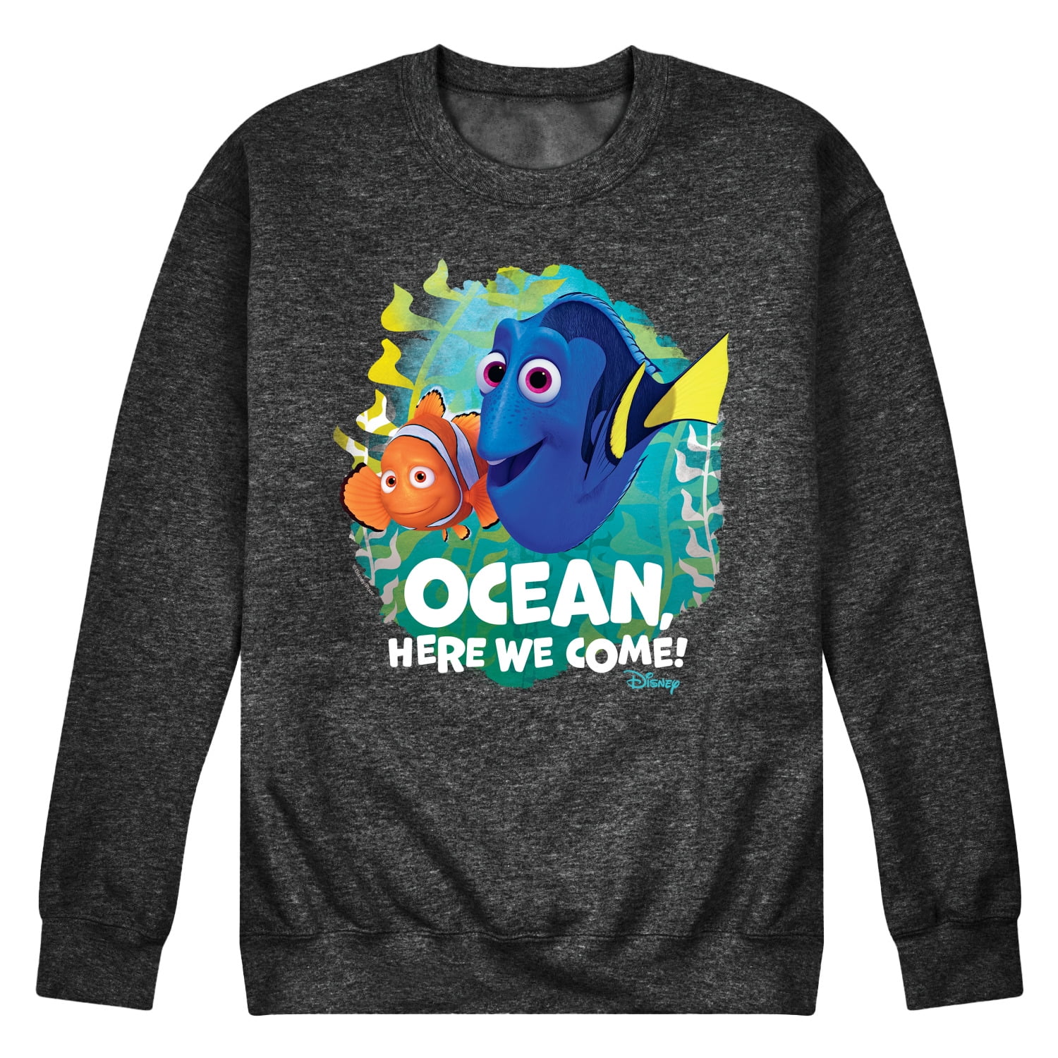 Disney Finding Dory - Ocean Here We Come - Men's Crew Neck Fleece ...