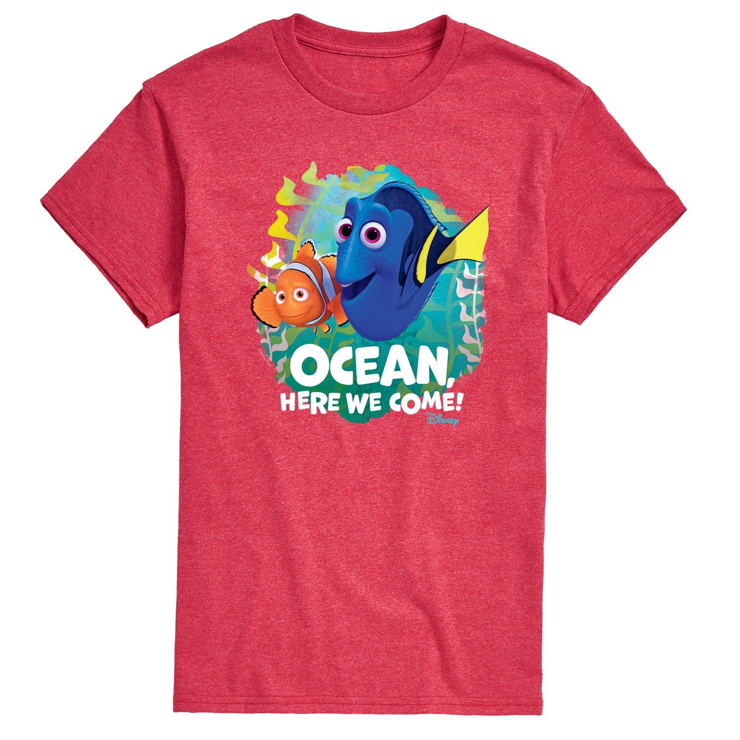 Disney Finding Dory - Ocean Here We Come - Men's Short Sleeve Graphic T ...
