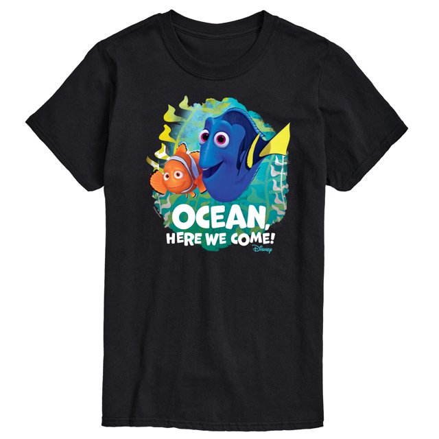 Disney Finding Dory - Ocean Here We Come - Men's Short Sleeve Graphic T ...