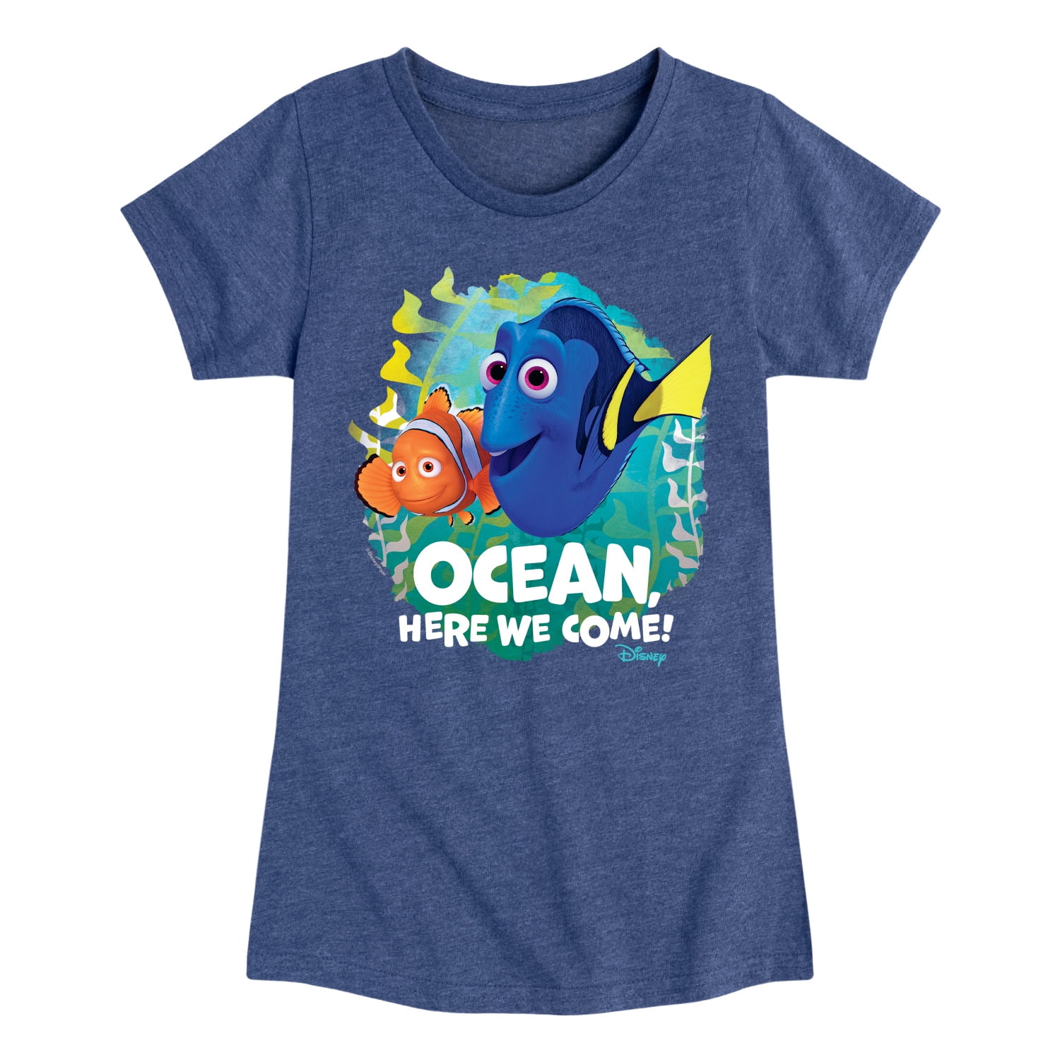 Disney Finding Dory - Ocean Here We Come - Toddler & Youth Girls Short ...