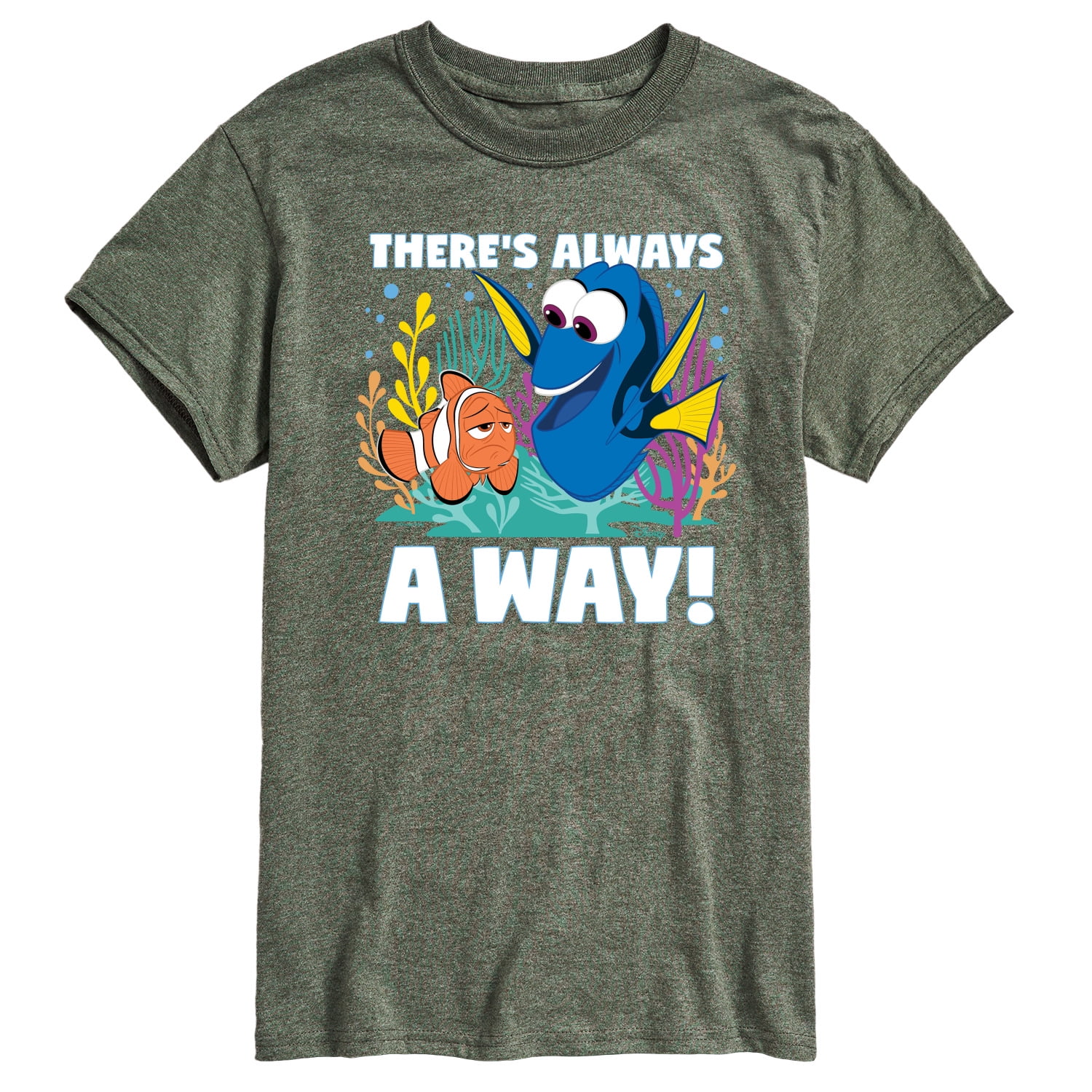 Disney Finding Dory - There's Always A Way - Men's Short Sleeve Graphic ...