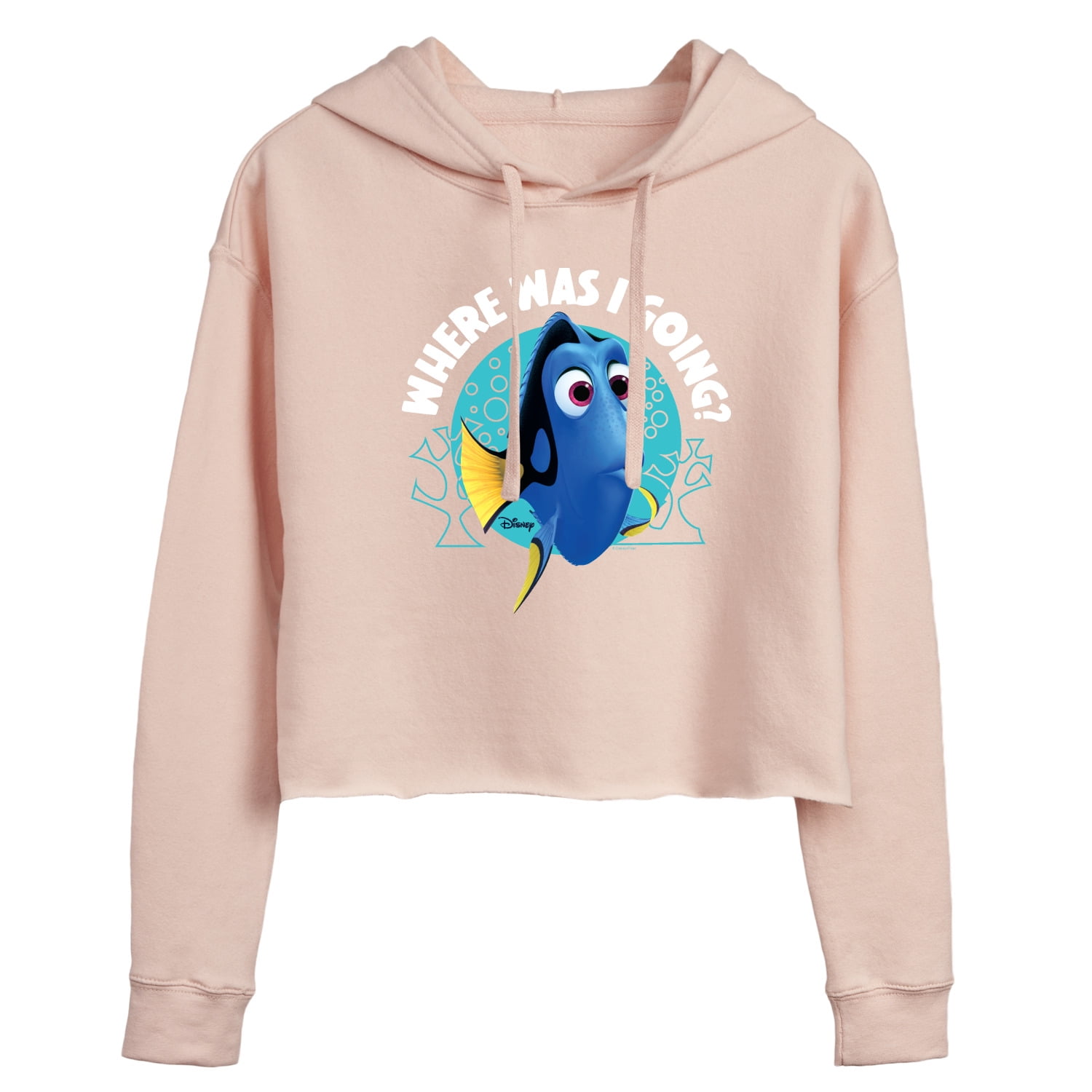 Disney Finding Dory - Where Was I Going - Juniors Cropped Pullover ...