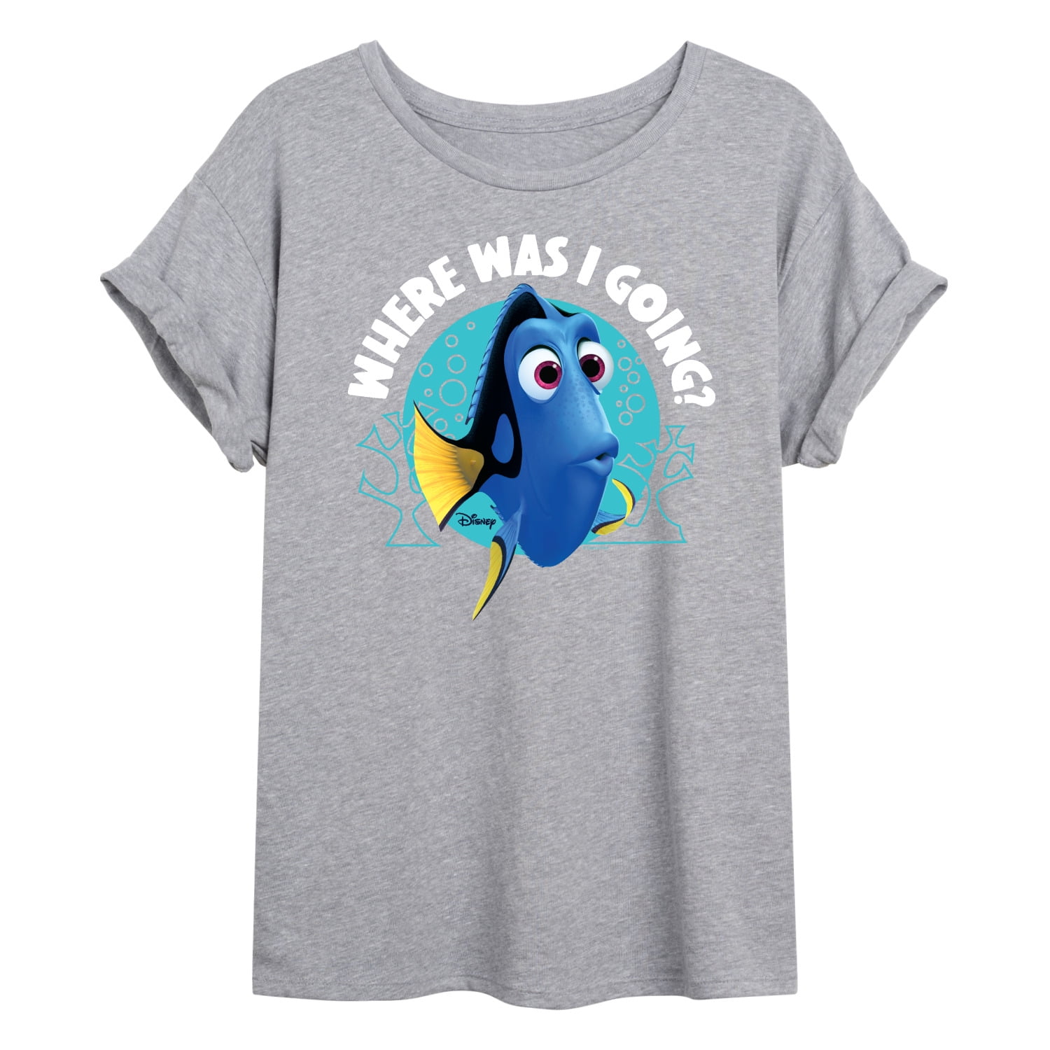 Disney Finding Dory - Where Was I Going - Juniors Ideal Flowy Muscle T ...