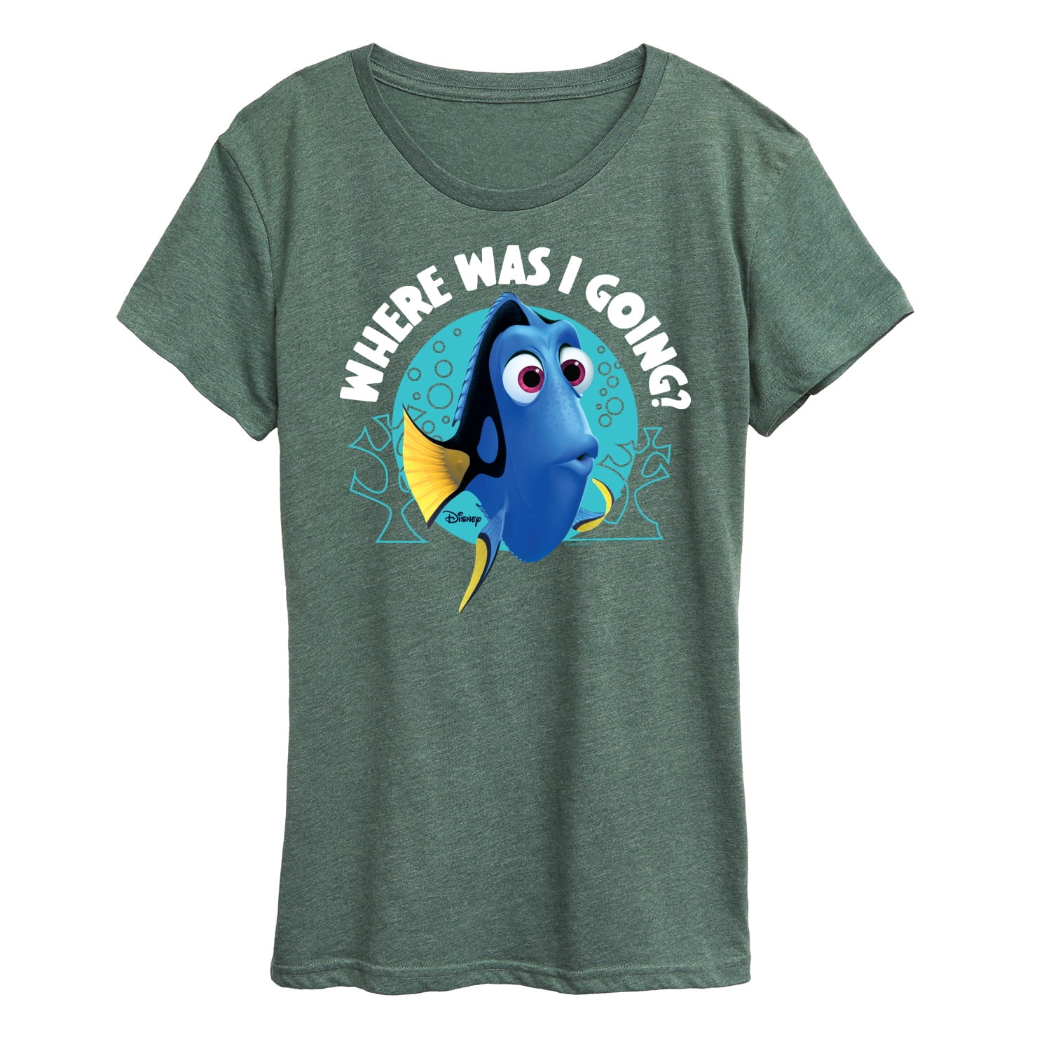 Disney Finding Dory - Where Was I Going - Women's Short Sleeve Graphic ...