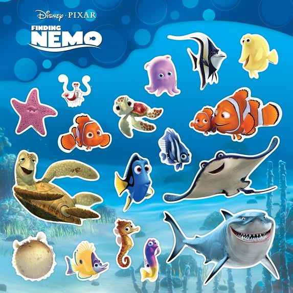 Disney Finding Nemo Decals - Set of 17 Value Pack Vinyl Stickers for ...