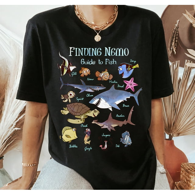 Disney Finding Nemo Fish Guide Graphic Shirt, Disney Family Matching ...