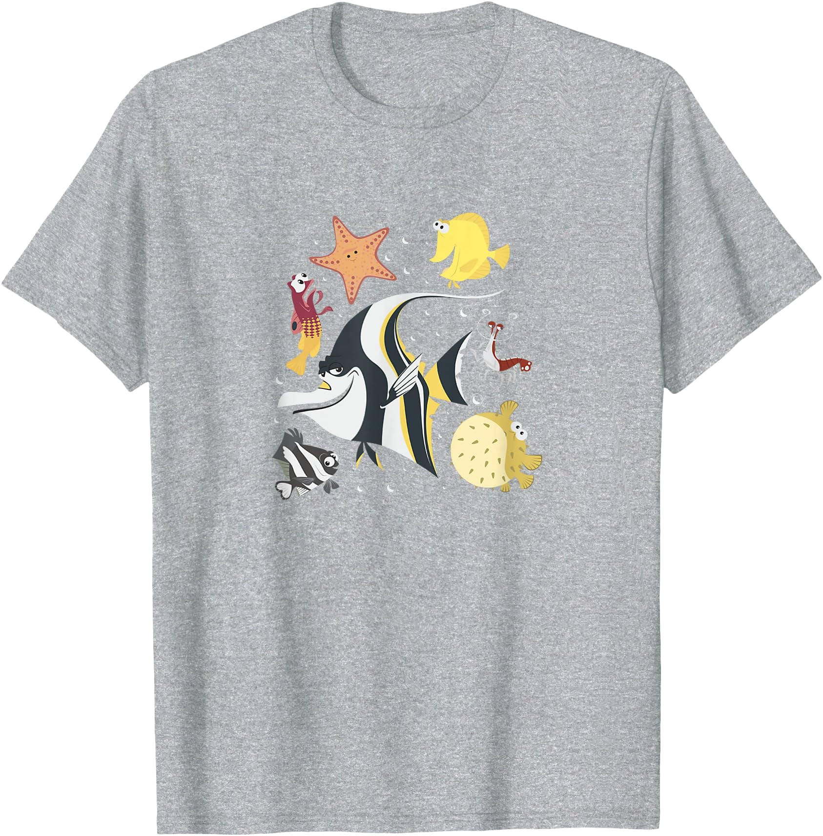 Disney Finding Nemo Fish Tank Gang Group Shot Logo T-Shirt - Walmart.com