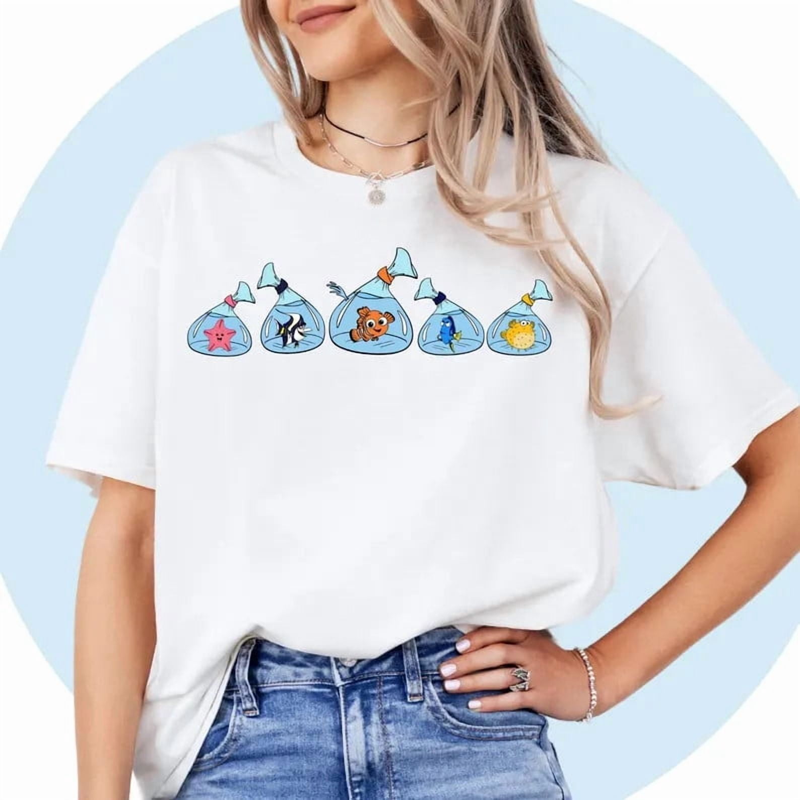 Disney Finding Nemo Great Barrier Reef Clownfish Ocean Travel T-shirt ...