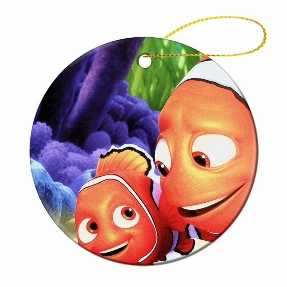 Disney Finding Nemo Pixar Festive Noel Ceramic Ornament 2D FLAT Ceramic ...