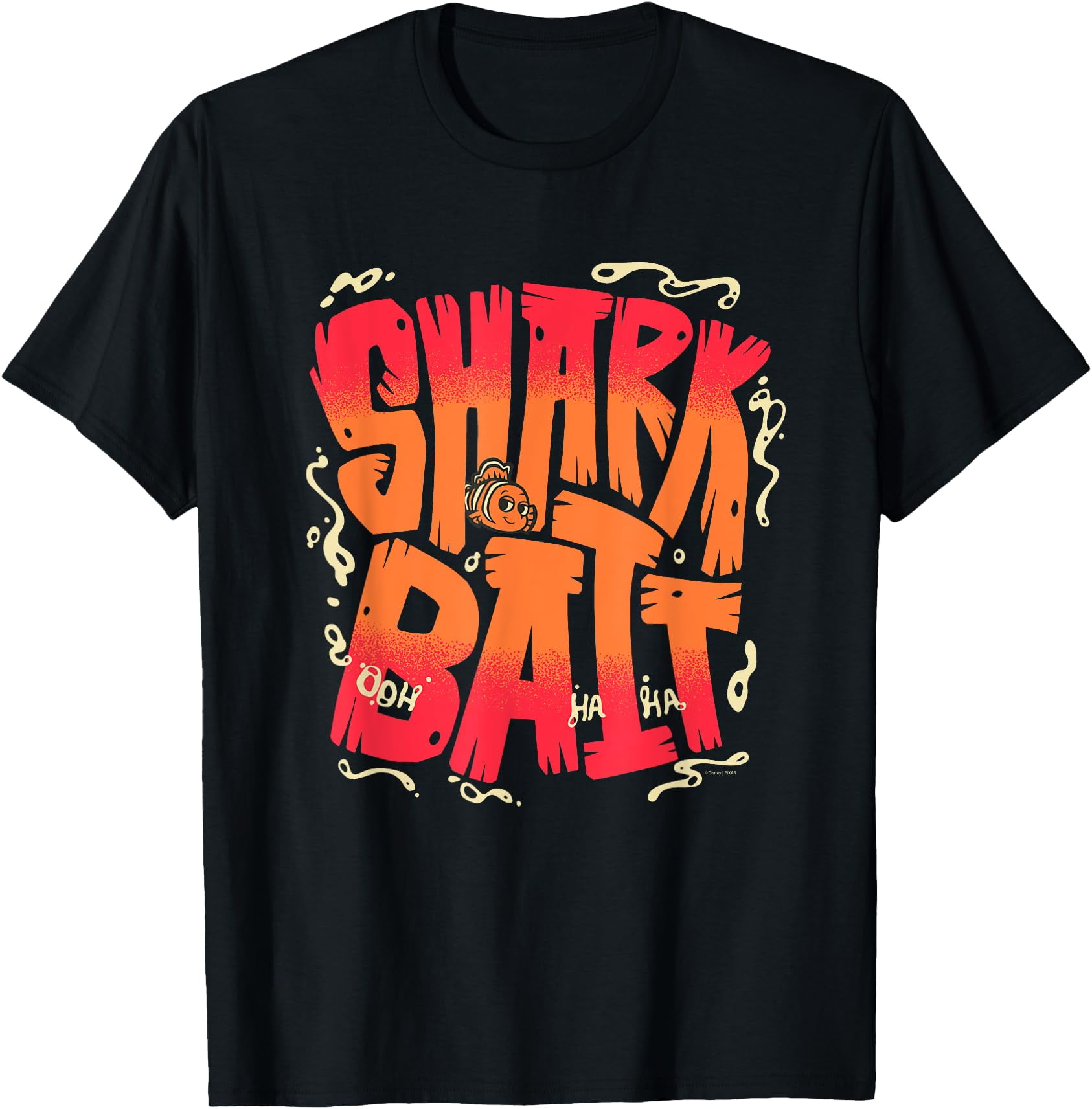 Disney Finding Nemo Sharkbait Shark Bait Nemo T-Shirt - Walmart.com