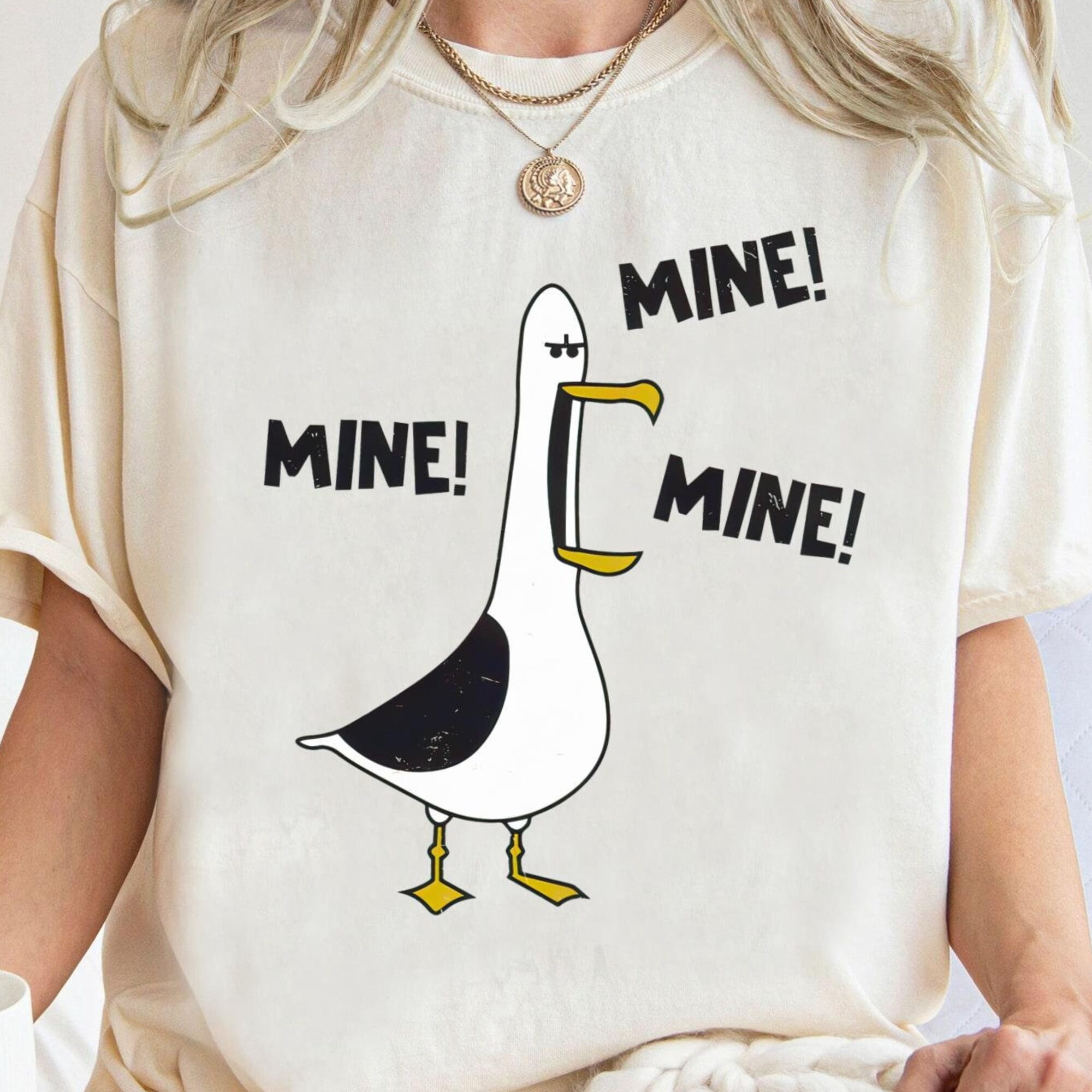 Disney Finding Nemo Shirt Mine Mine Seagull T-shirt Finding Dory Tee ...