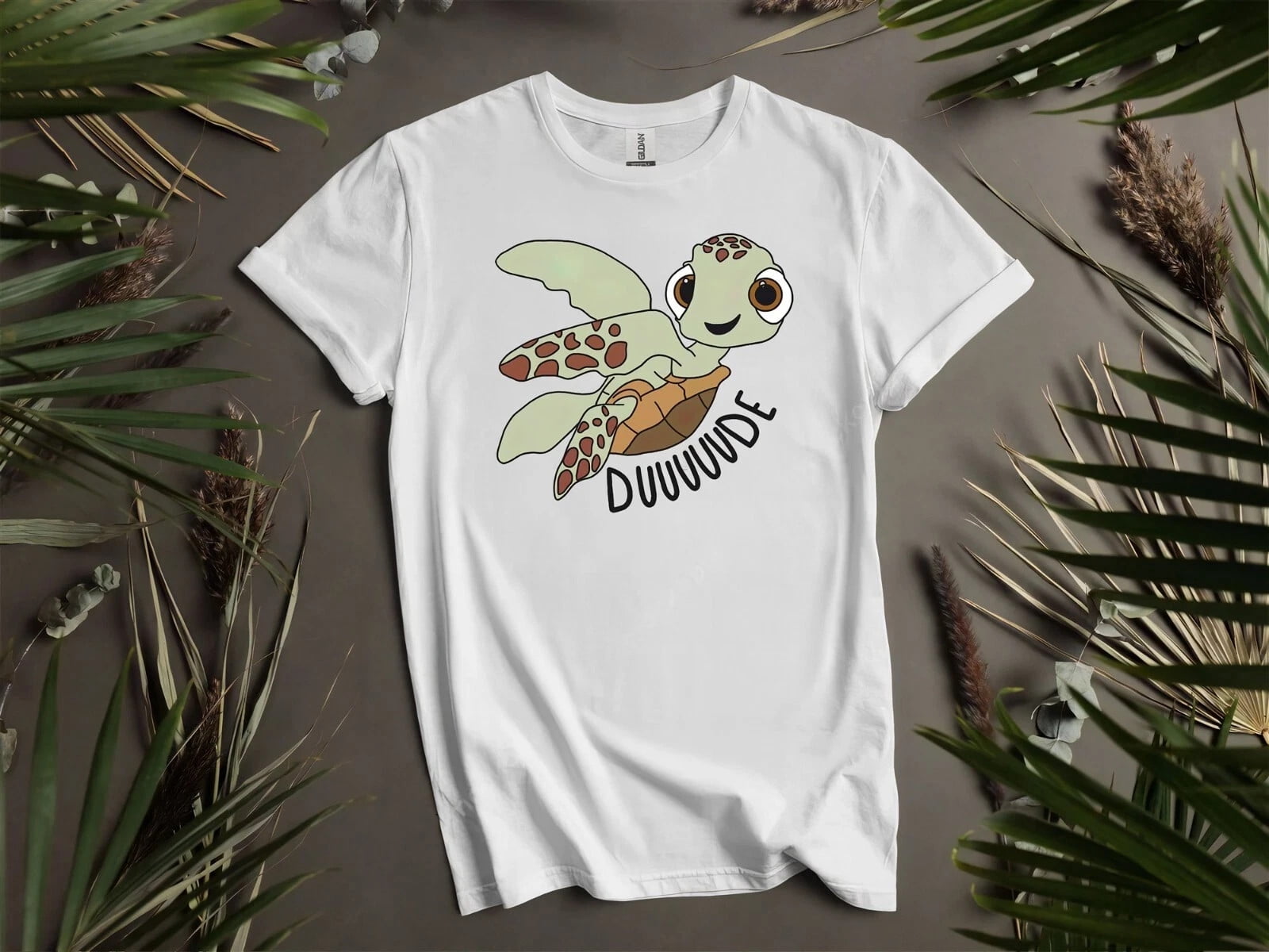 Disney Finding Nemo Squirt Lil Dude Sea Turtle Ocean Wave T-shirt ...