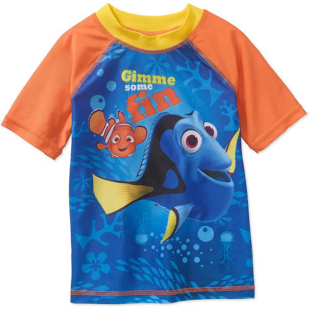 Disney Finding Nemo Swim Rash Guard Shirt Boy Size 4T - Walmart.com