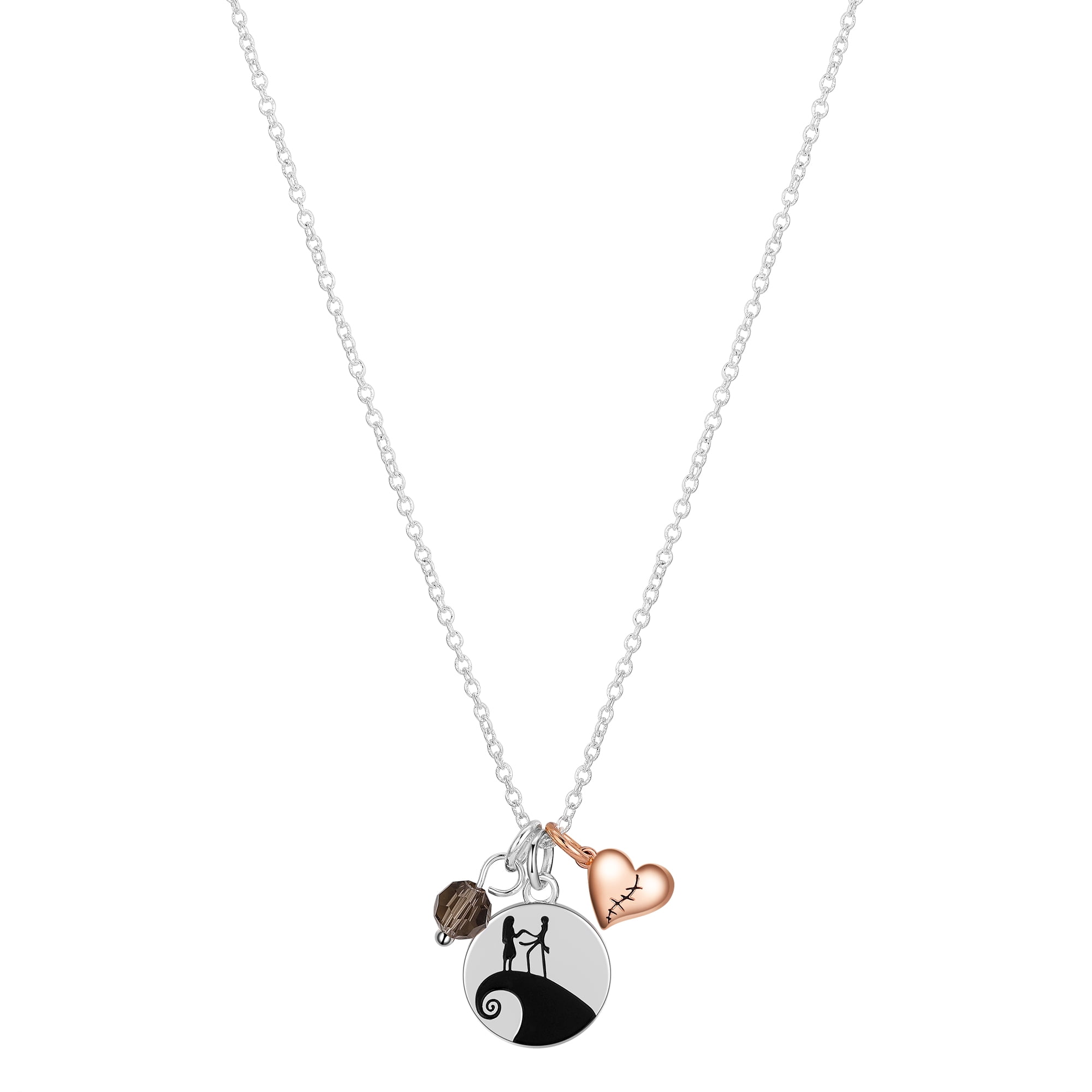 Disney Fine Silver Plated Crystal Nightmare Before Christmas Jack and ...