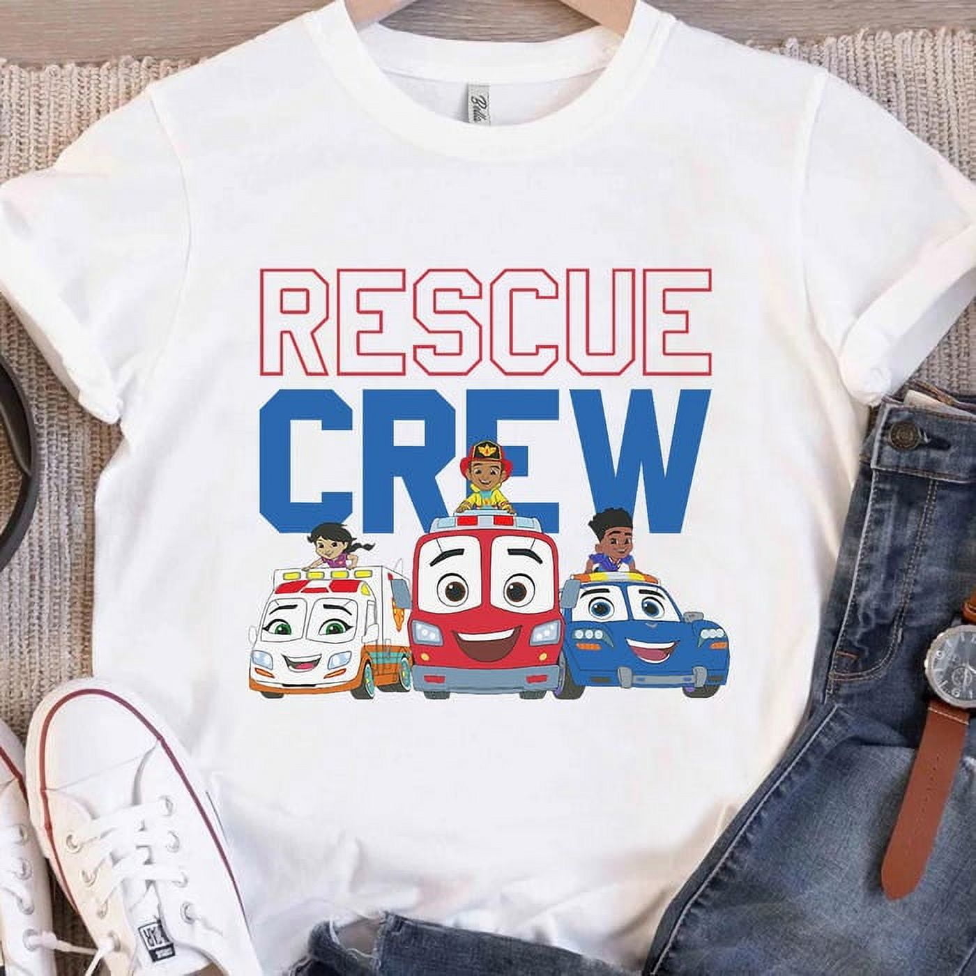 Disney Firebuds Group Rescue Crew! T-Shirt, Firebuds Birthday Shirt ...