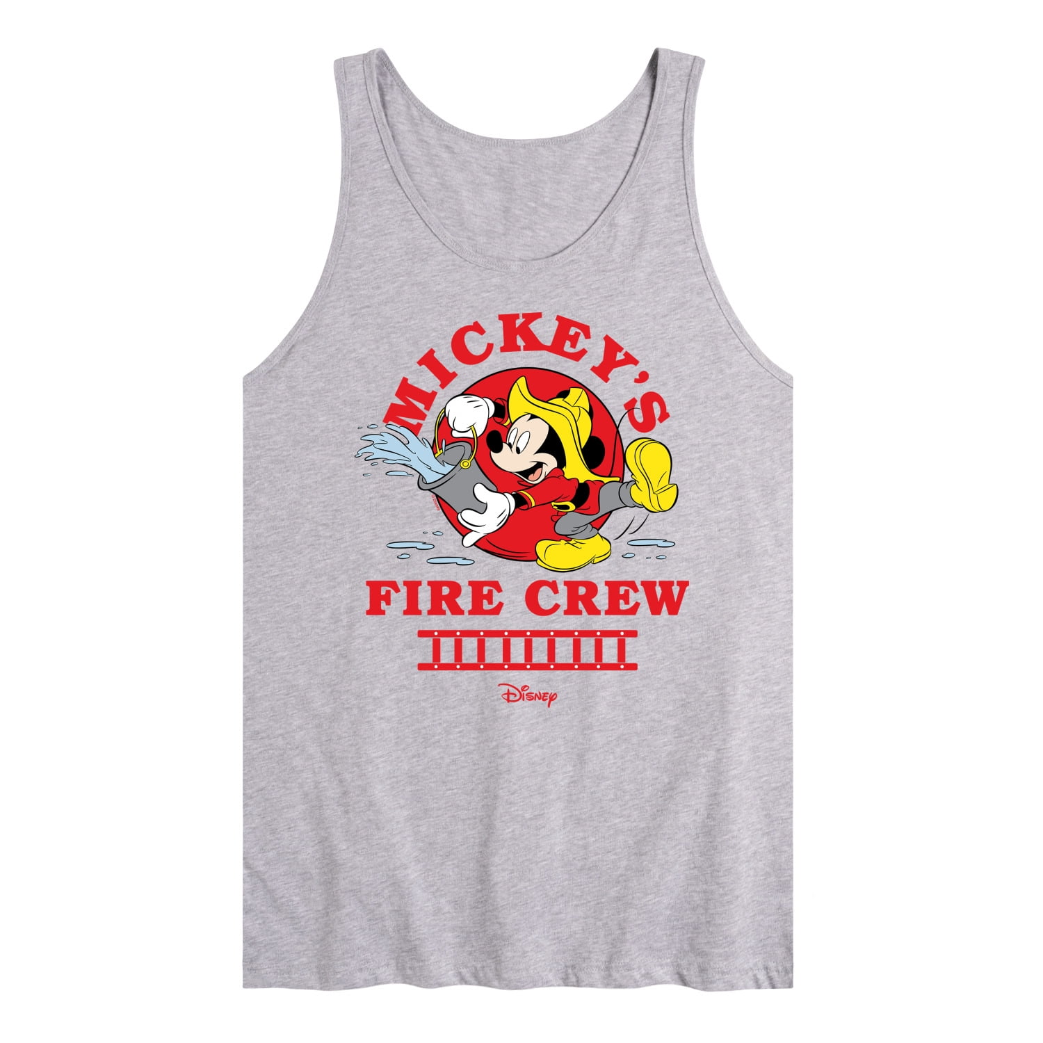 Disney - Firefighter Mickey - Fire Crew - Men's Jersey Tank Top ...