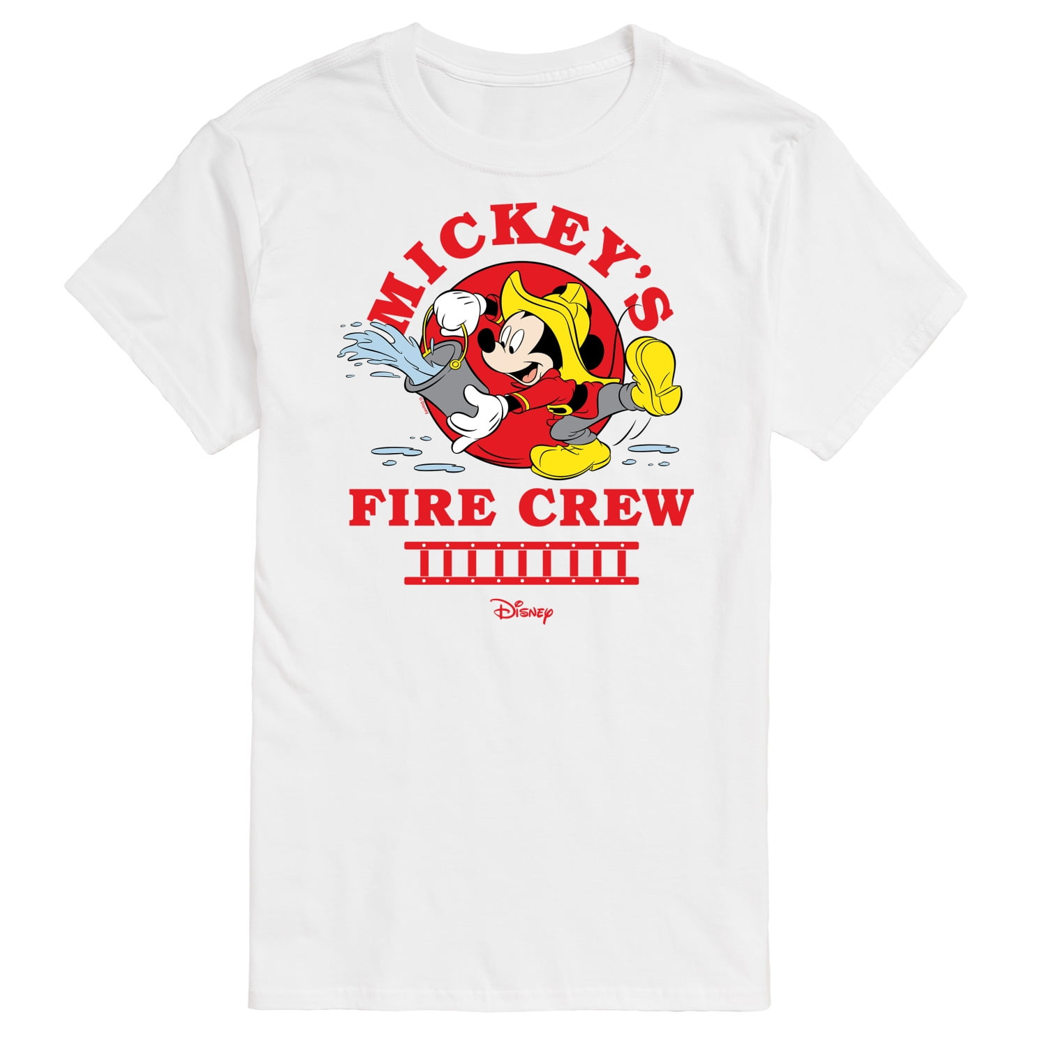 Disney - Firefighter Mickey - Fire Crew - Men's Short Sleeve Graphic T ...