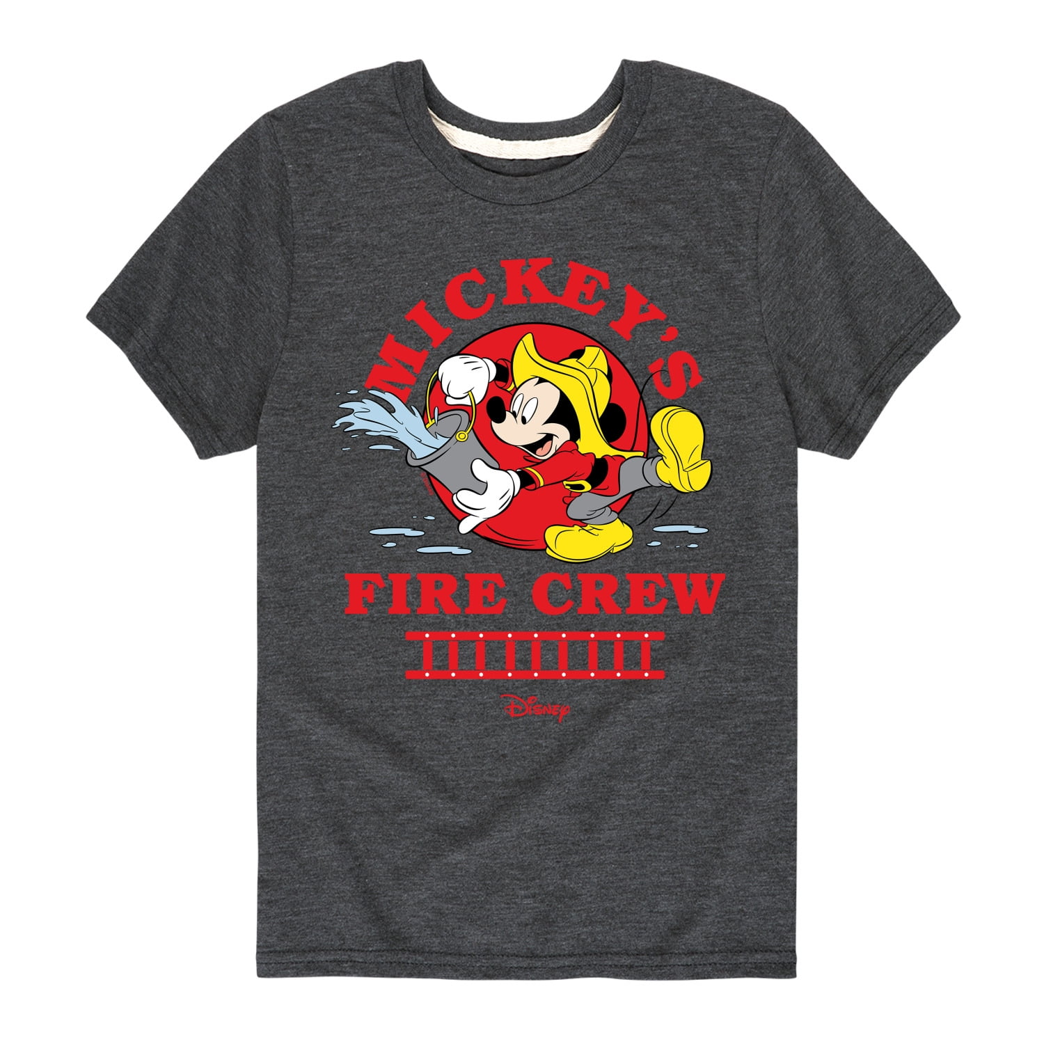 Disney - Firefighter Mickey - Fire Crew - Toddler & Youth Short Sleeve ...