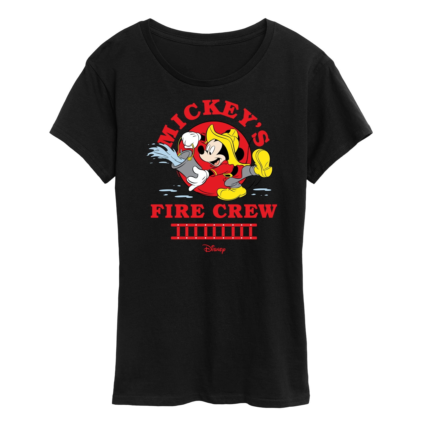 Disney - Firefighter Mickey - Fire Crew - Women's Short Sleeve Graphic ...