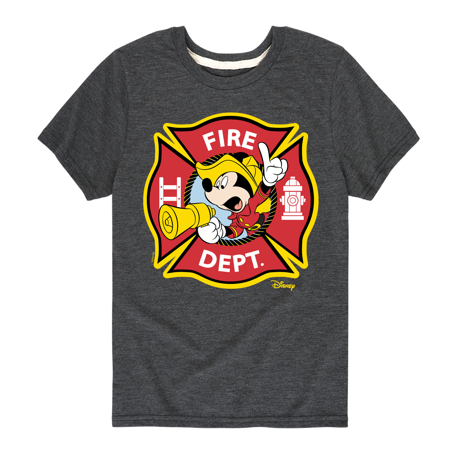 Disney - Firefighter Mickey - Fire Dept. Alarm - Toddler & Youth Short ...