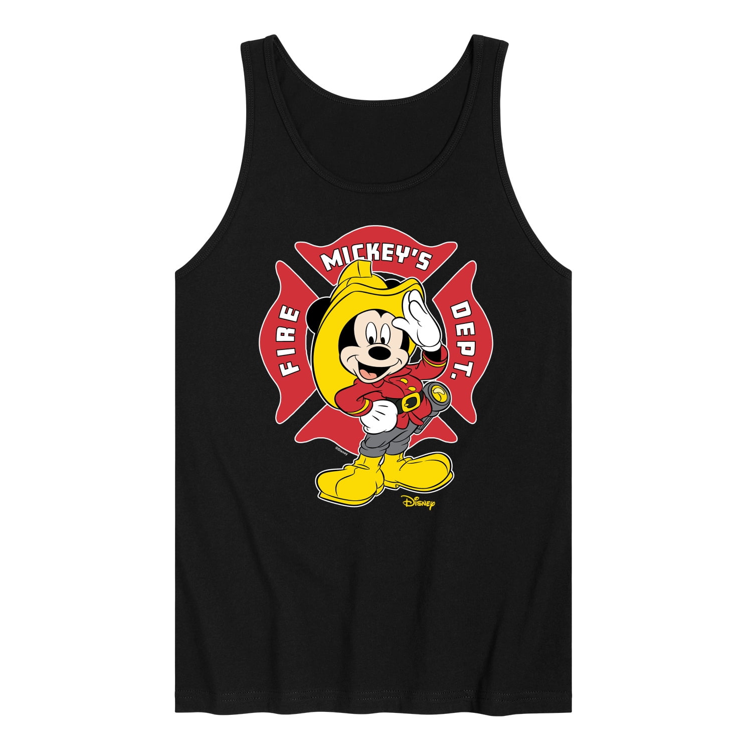 Disney - Firefighter Mickey - Fire Dept. At Your Service - Men's Jersey ...