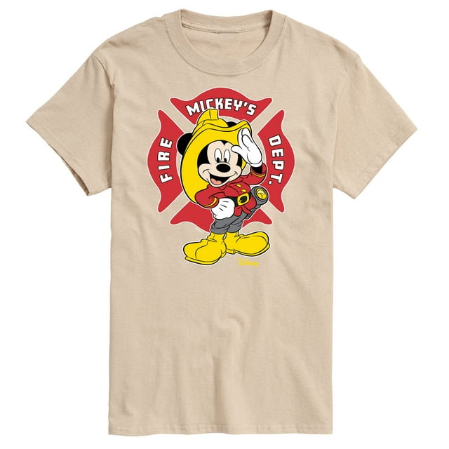 Disney - Firefighter Mickey - Fire Dept. At Your Service - Men's Short ...