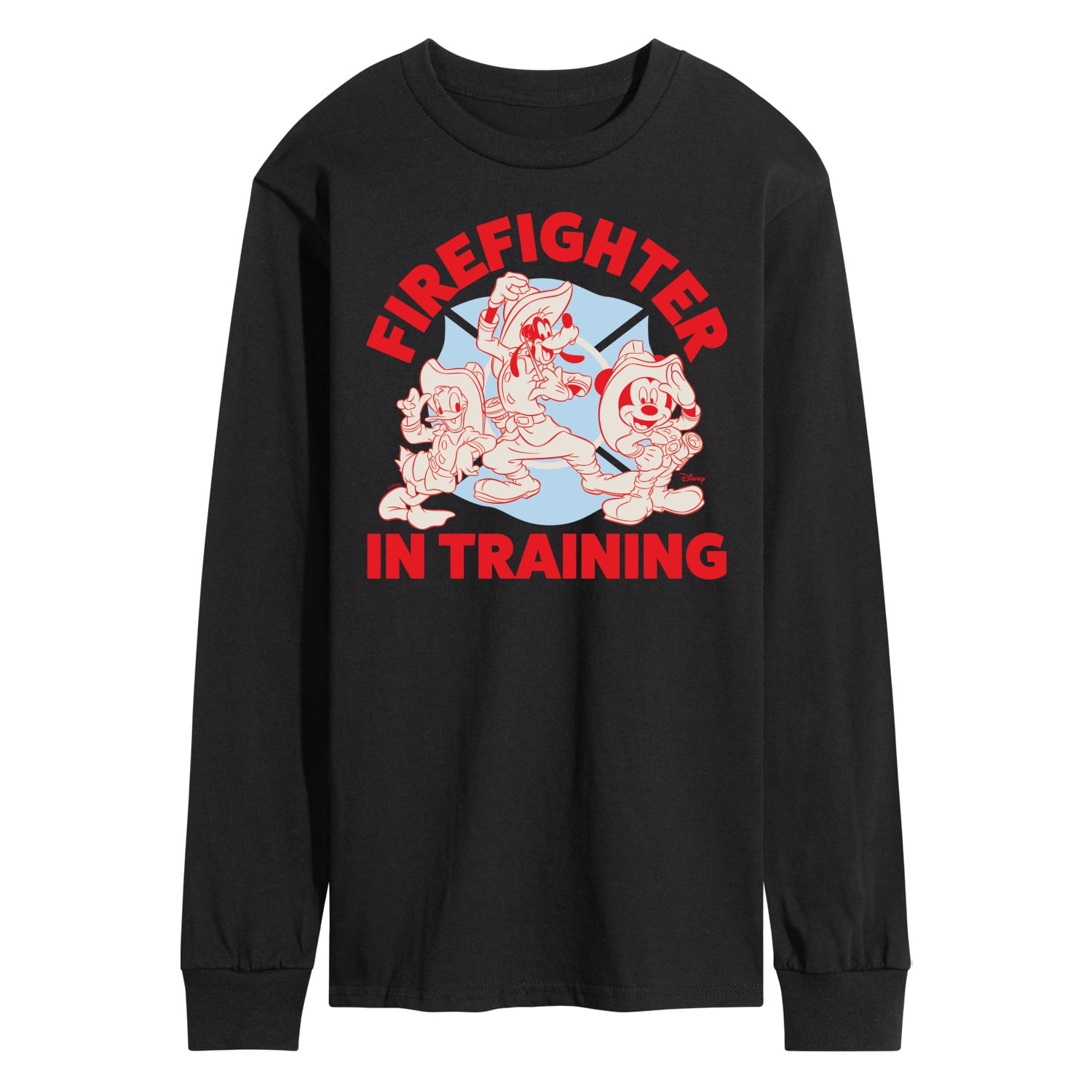 Disney - Firefighter Mickey & Friends - In Training - Men's Long Sleeve ...